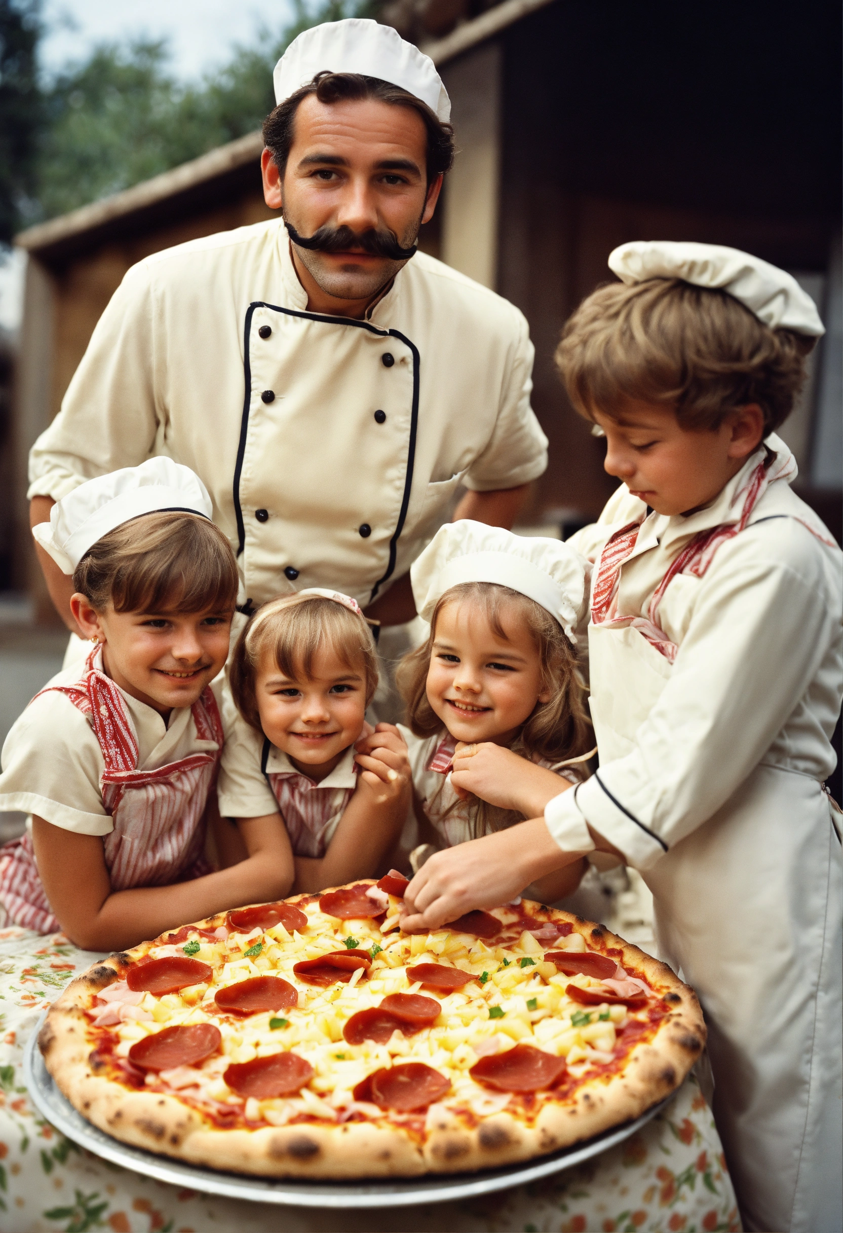 Lexica - A stereotypical Italian chef with a large moustache aged 30 in ...