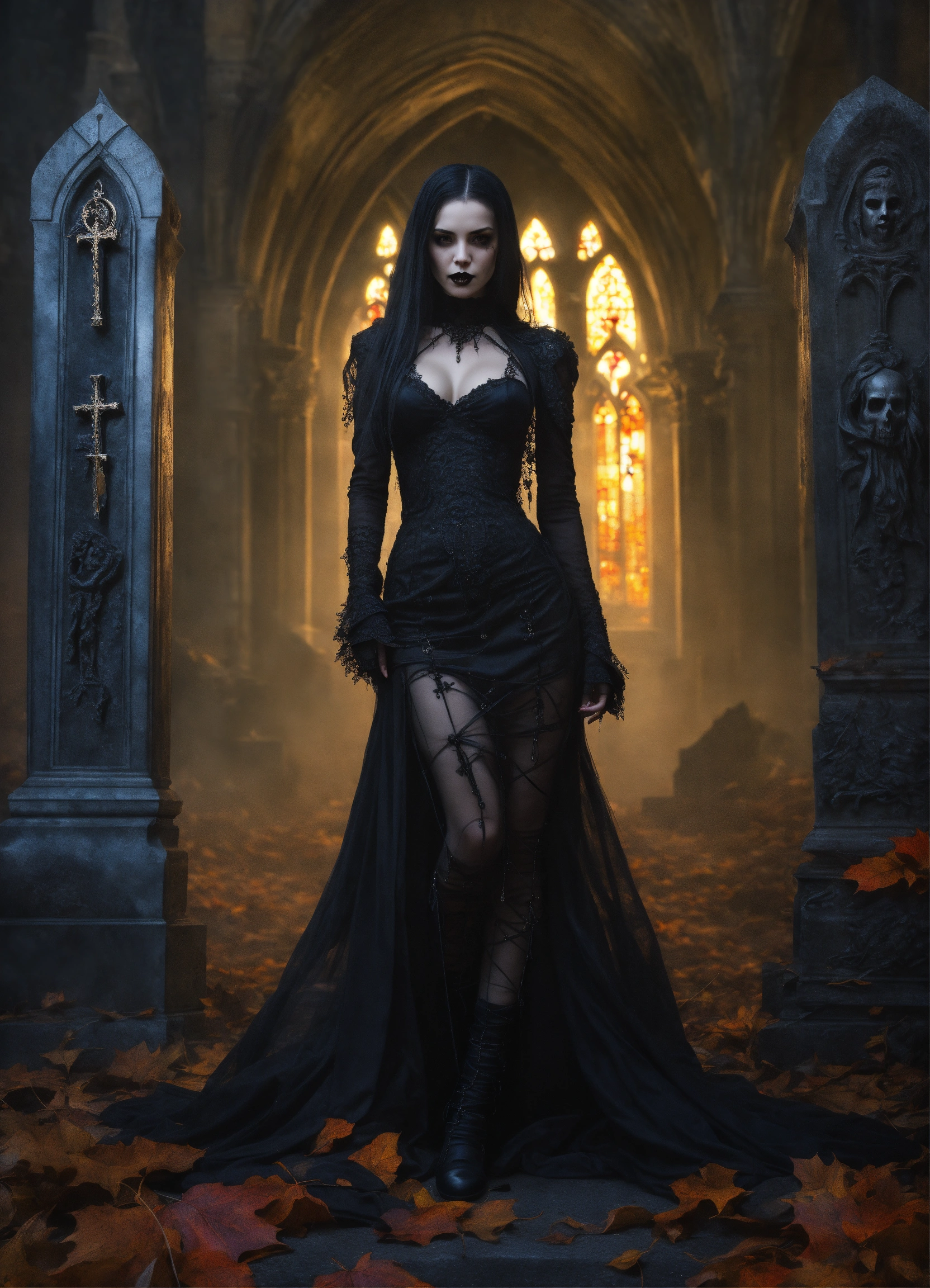 Lexica - Beautiful girl vampire with amazing body and transparent and ...