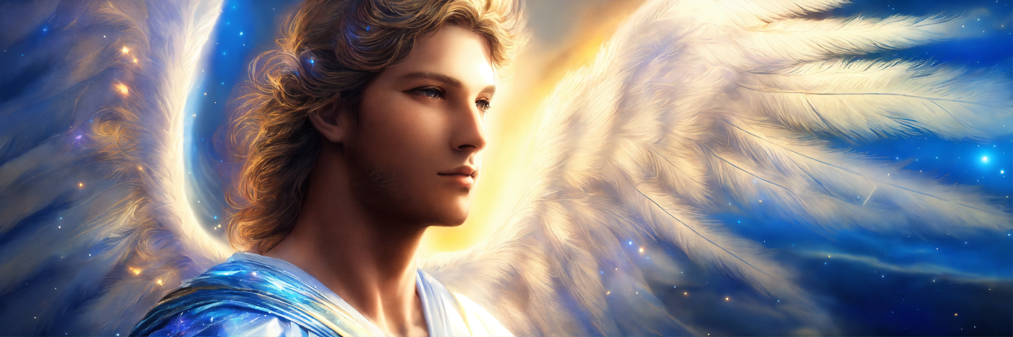 Lexica - Angel moving up beautiful uplifting spiritual visionary scene ...