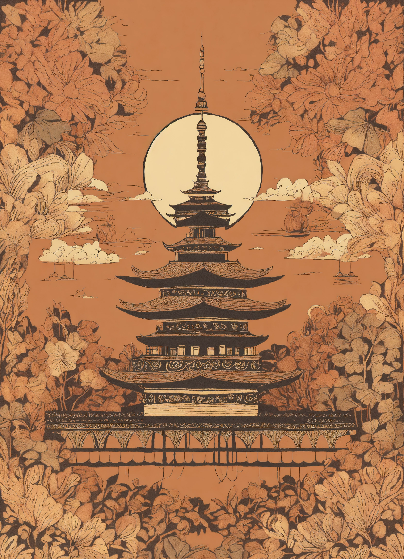 Lexica - Surreal of Indonesian art folk, sundanese batik pattern ...