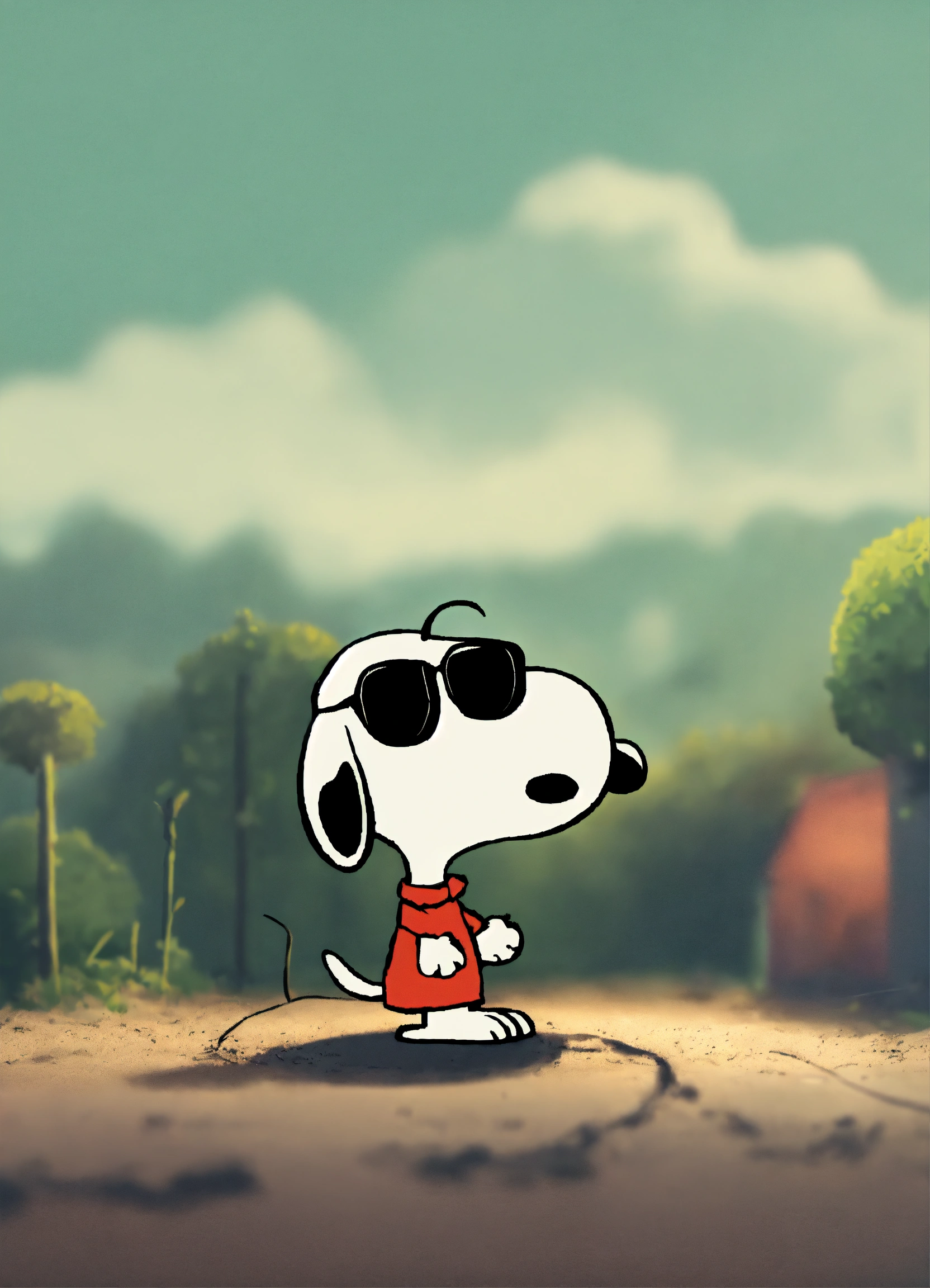 Lexica - Create a simple minimal character. Example Snoopy but more ...