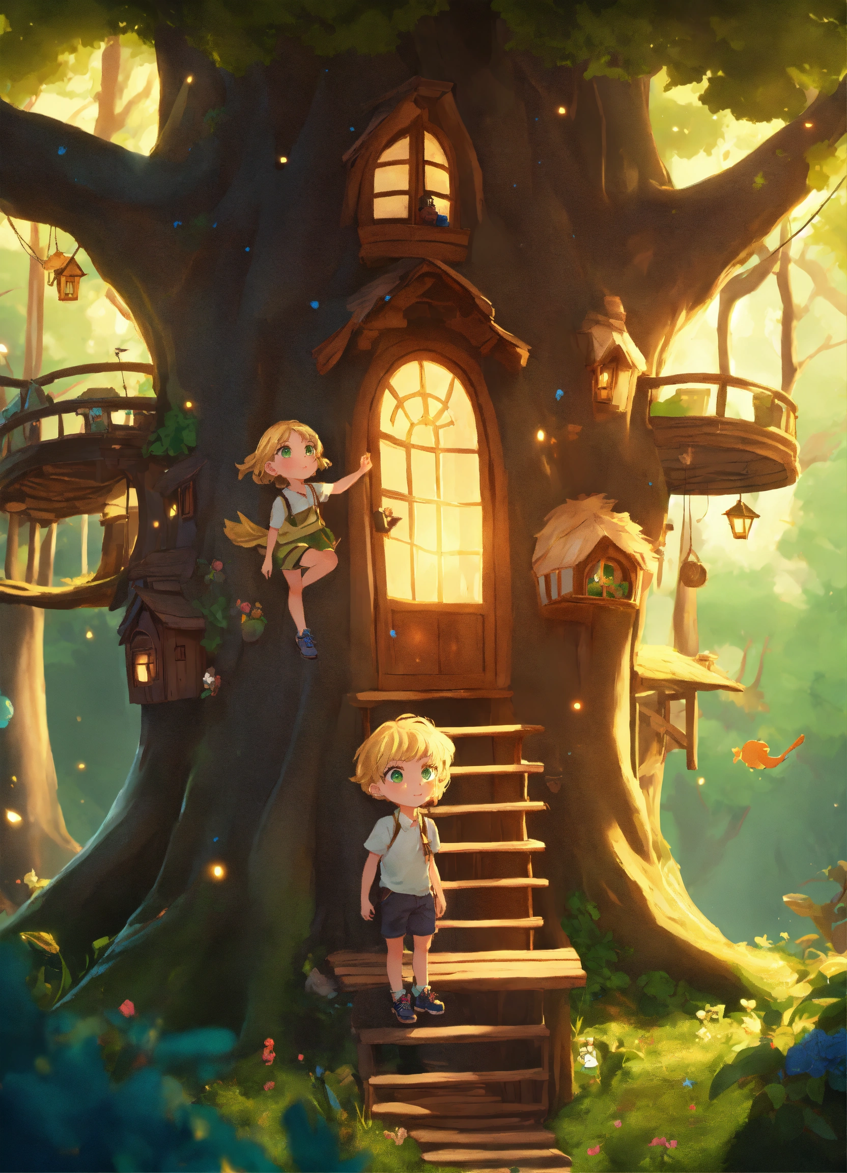 Lexica - An adorable tall girl with blonde hair big green eyes , and a ...