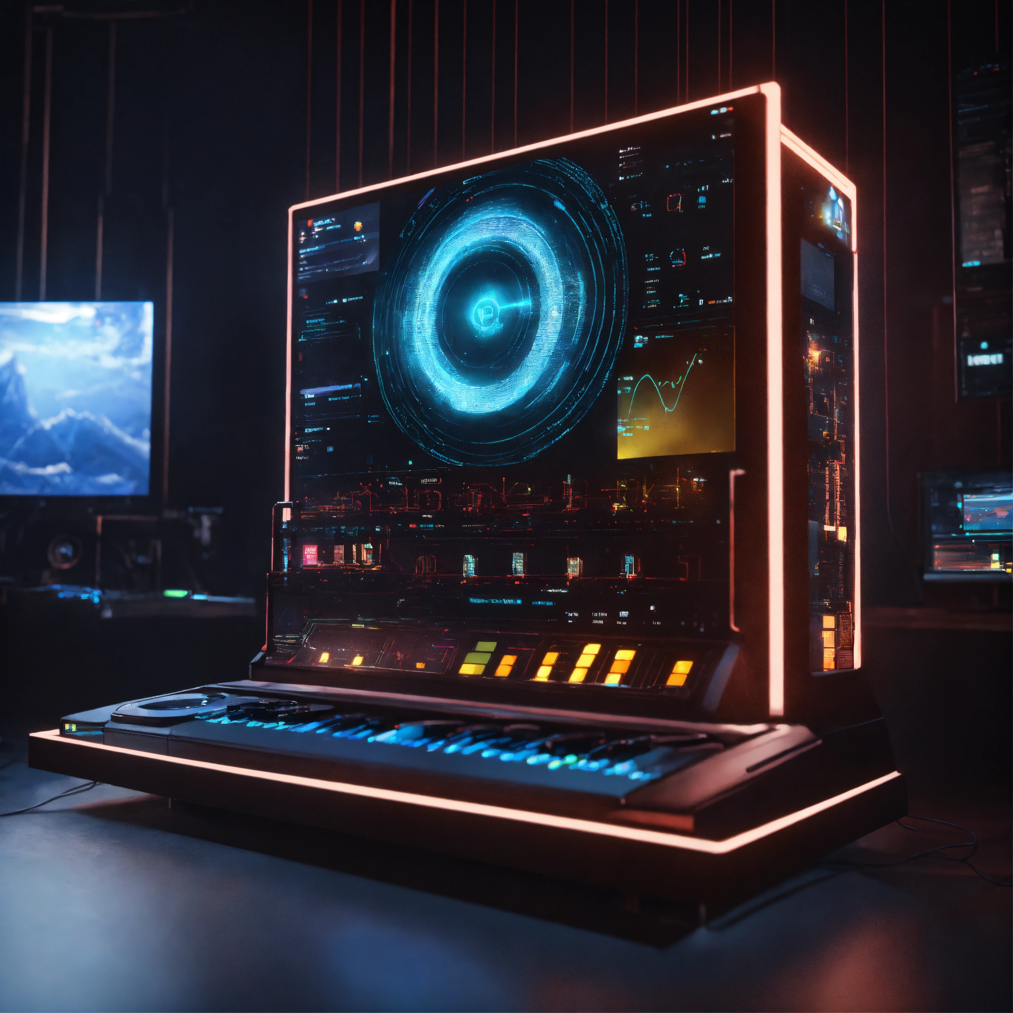 Lexica - A sound visualizer on screen machine with personality ...