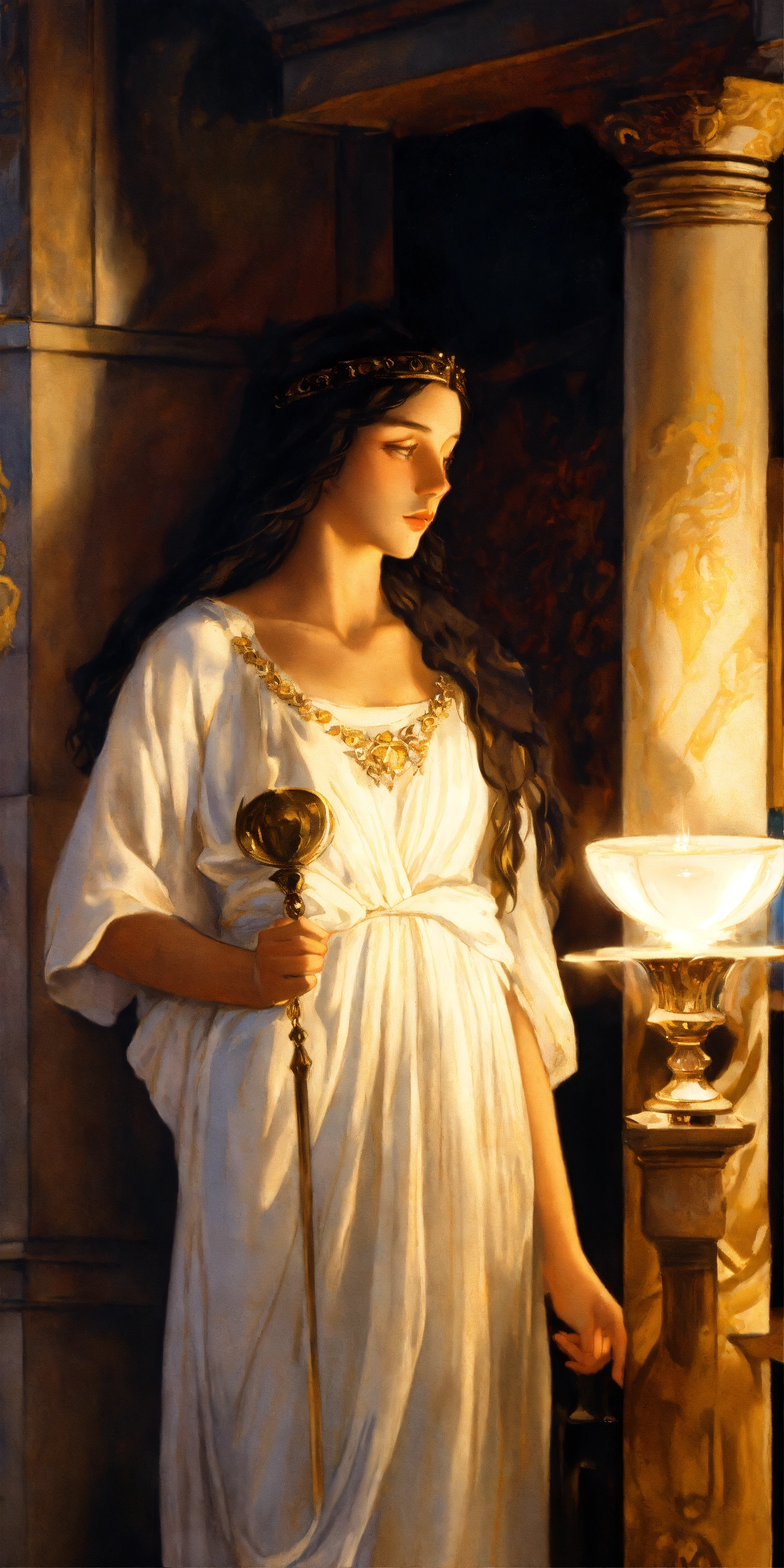 Lexica - Romeo and Juliet , dramatic night light, alma tadema style ...