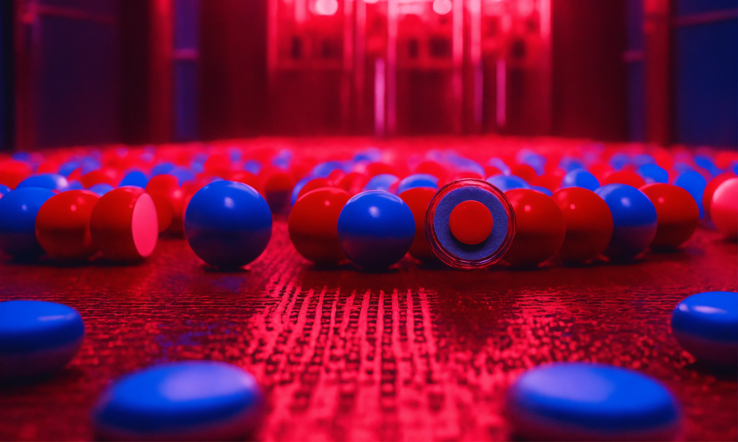 Lexica - The matrix film, two colors pill, red and blue