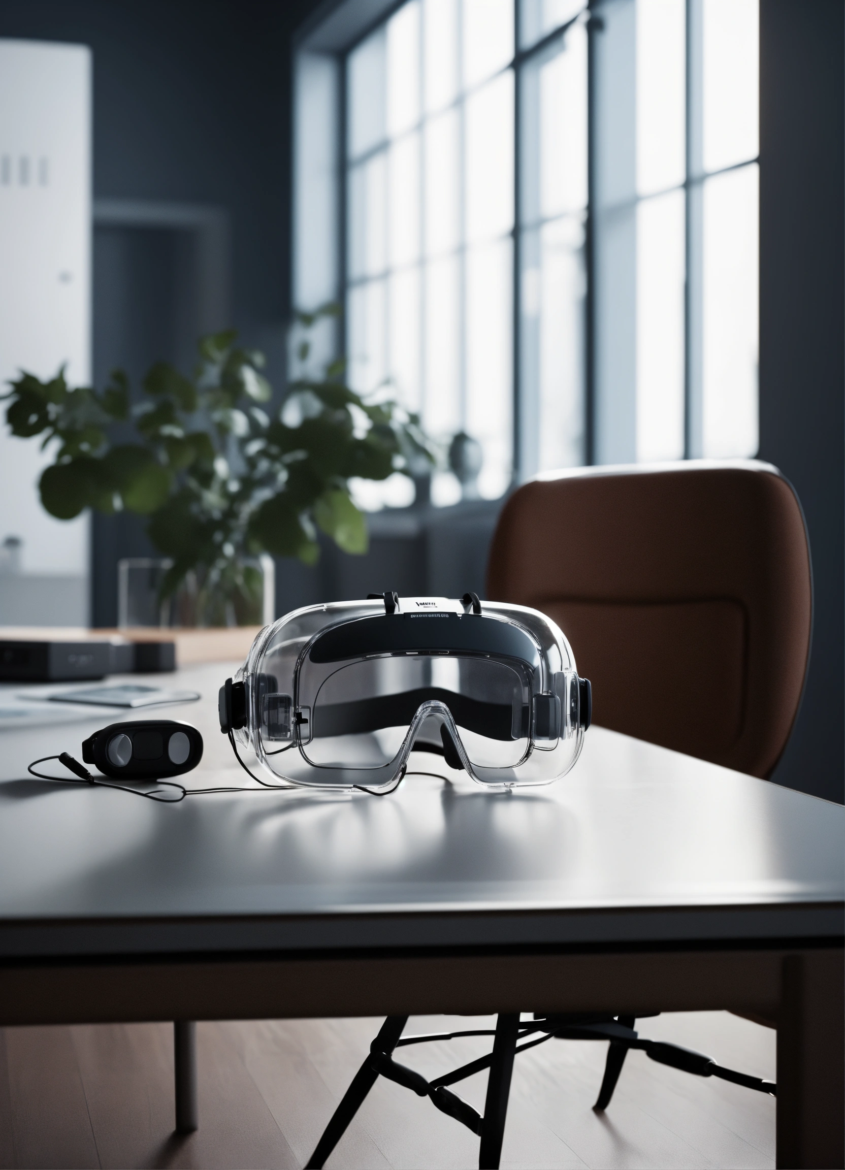 Lexica - A stunning, minimalist, thin, translucent glass VR headset ...