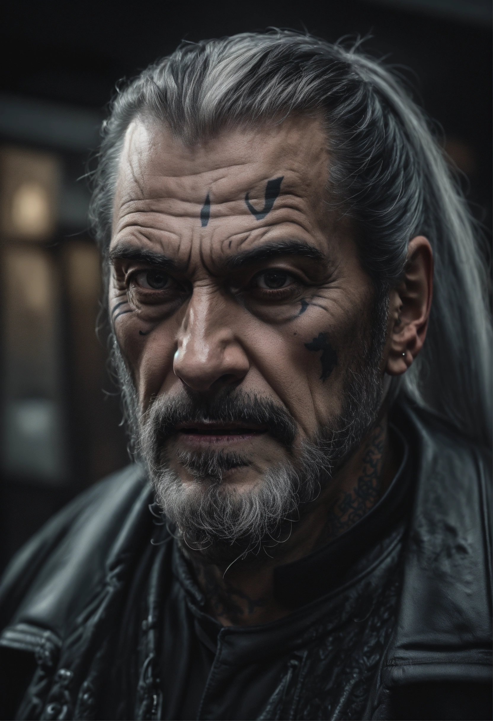 Lexica - A realistic photo of a scary 50-year-old Romanian man, with ...