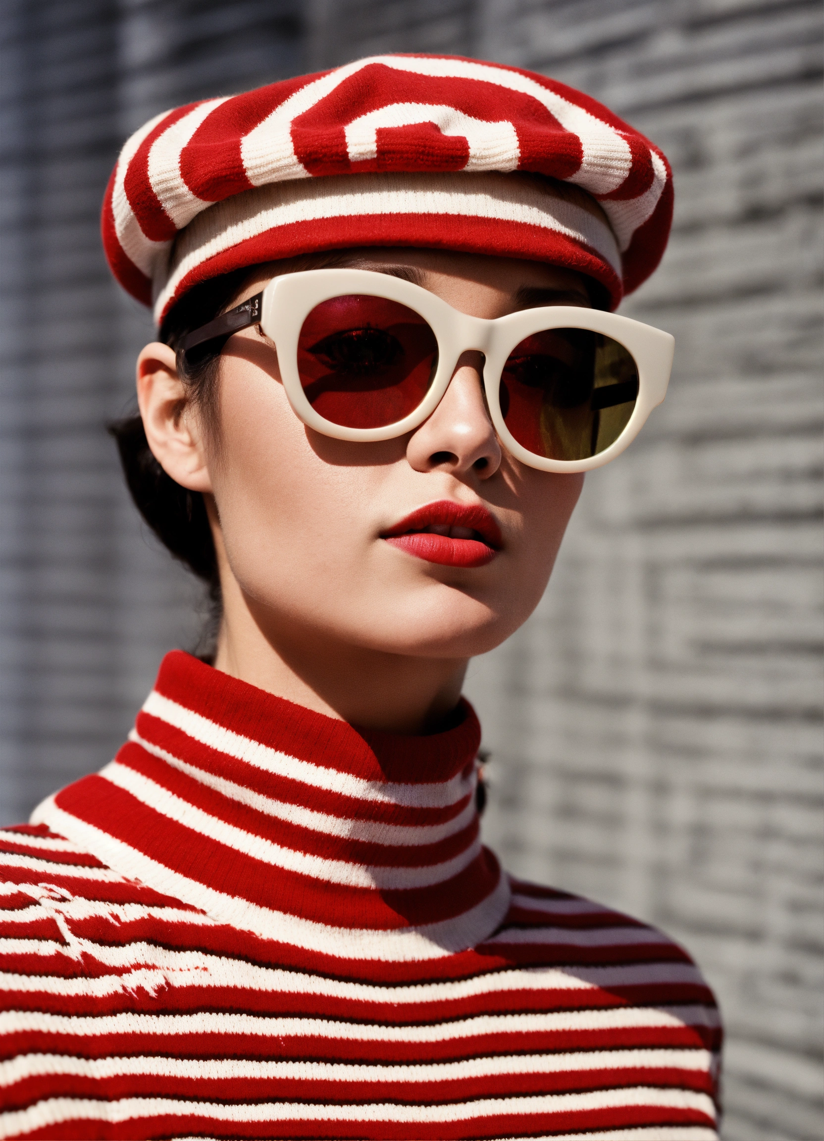 Lexica - Front profile half body model show Photography, in the ...