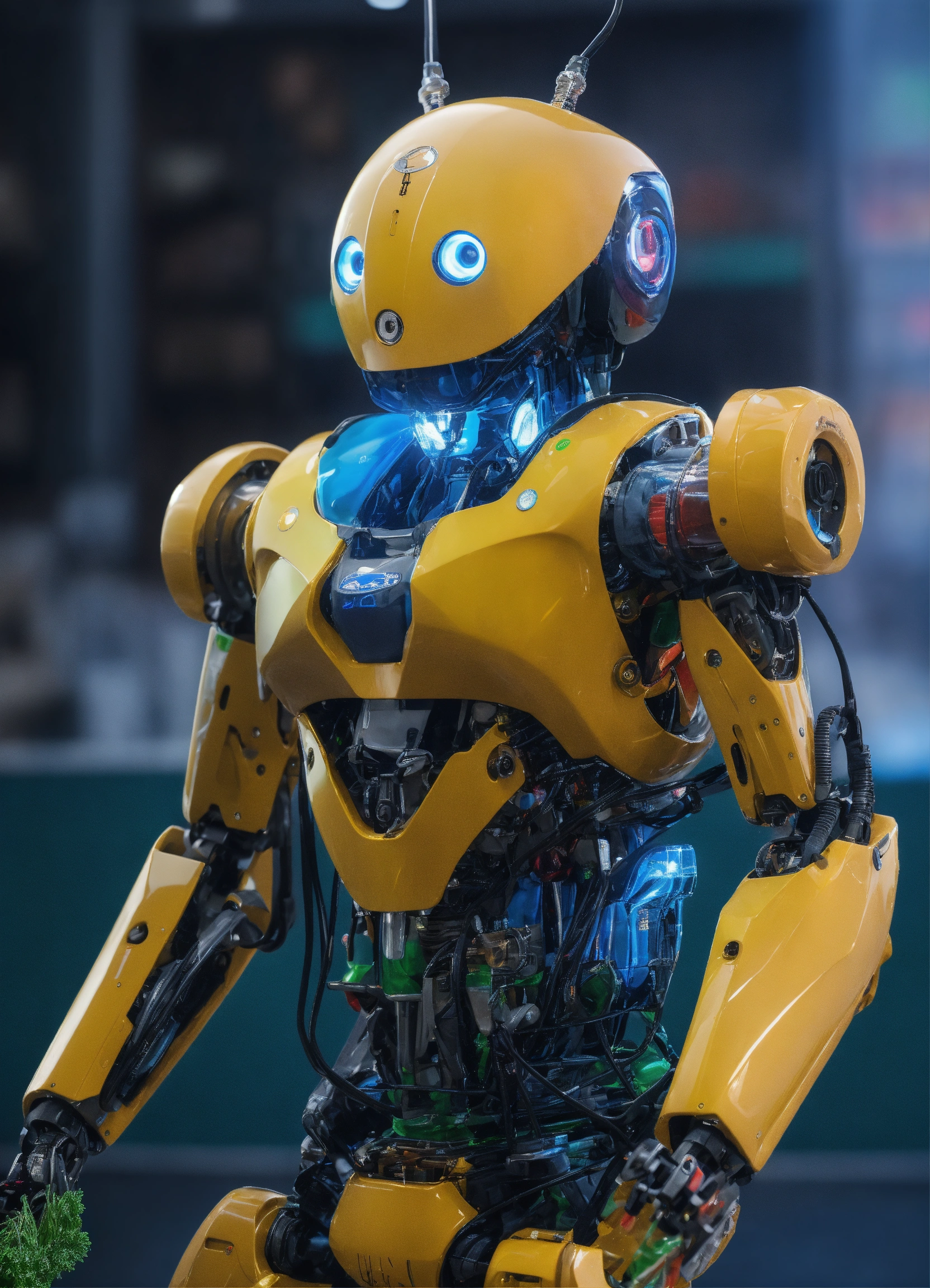 Lexica - Picture a state-of-the-art humanoid robot a highly realistic ...