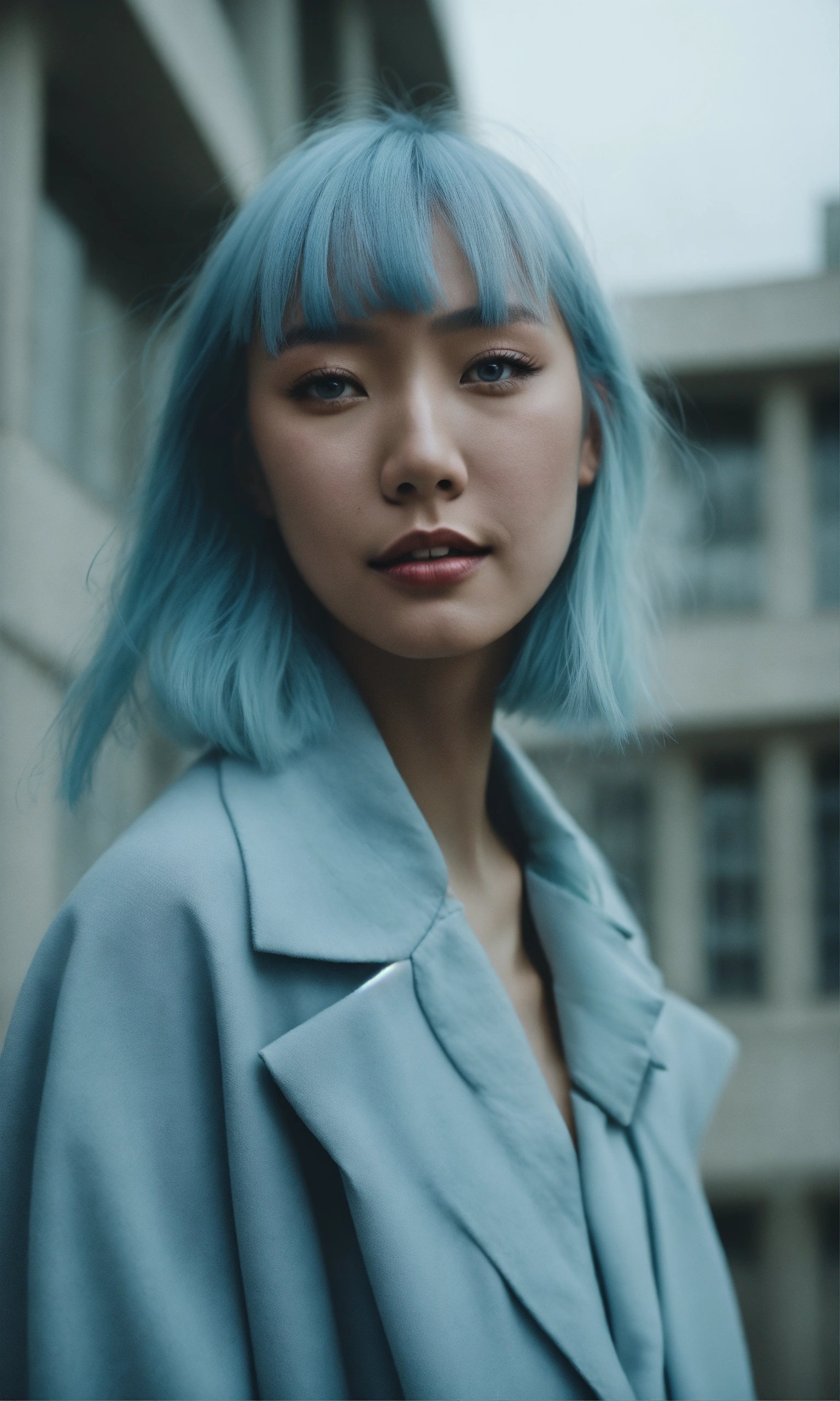 Lexica - Portrait of haute couture beautiful asian fashion model with ...