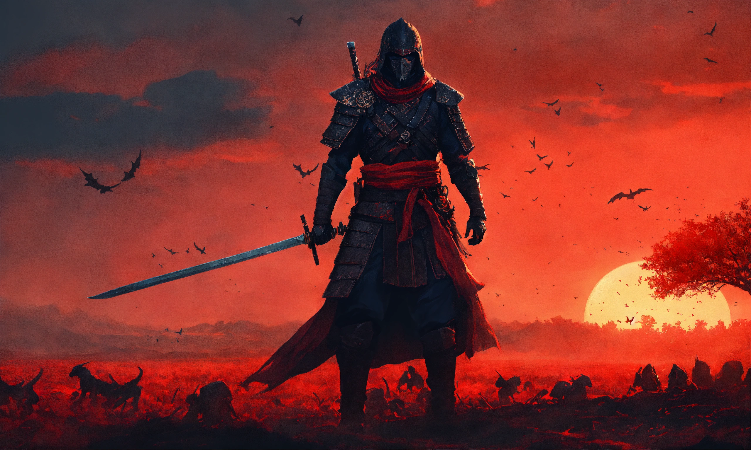 Lexica - A highly detailed epic cinematic concept art of an assassin ...
