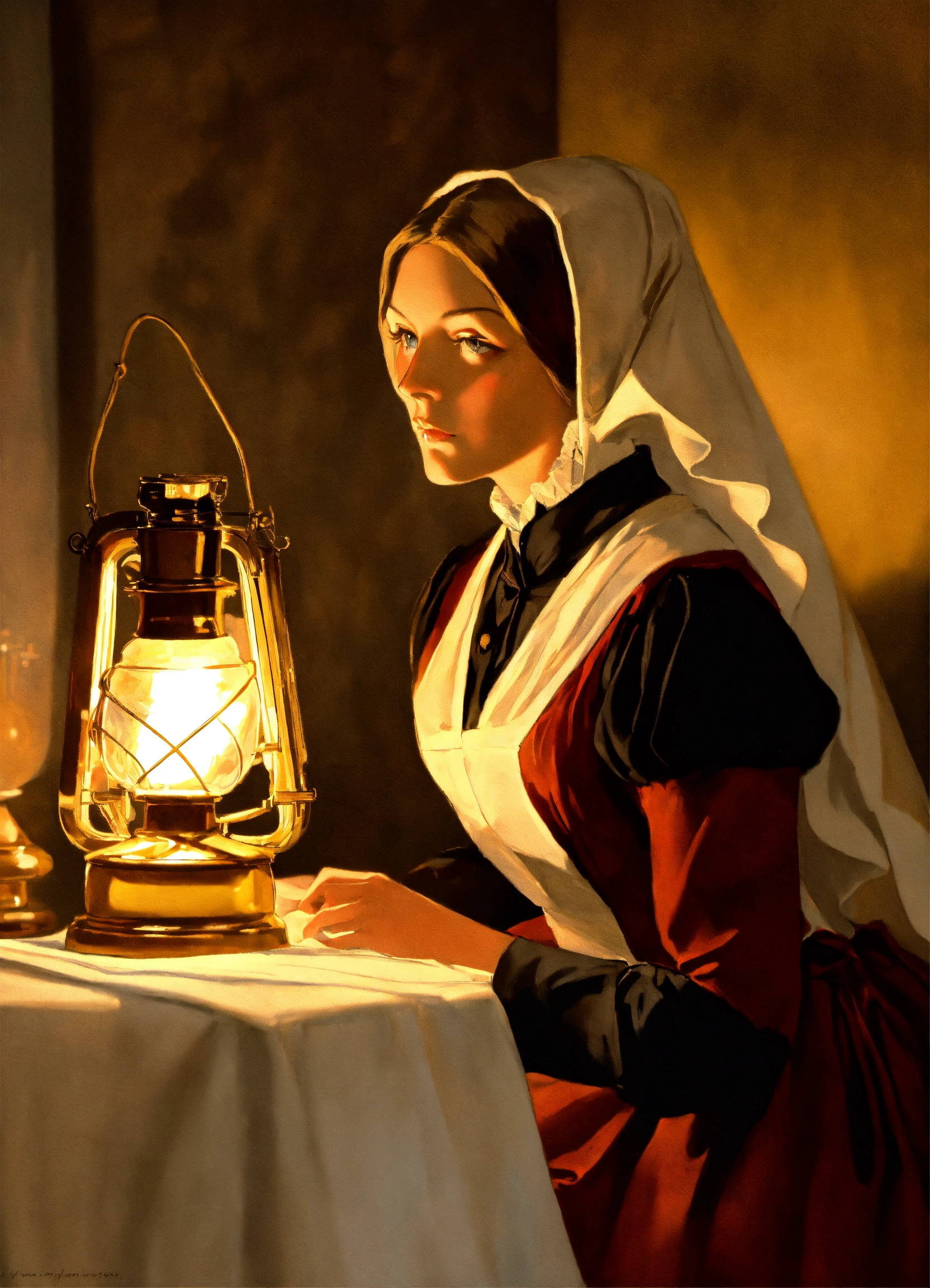 Lexica - Florence nightingale, lady with the lamp