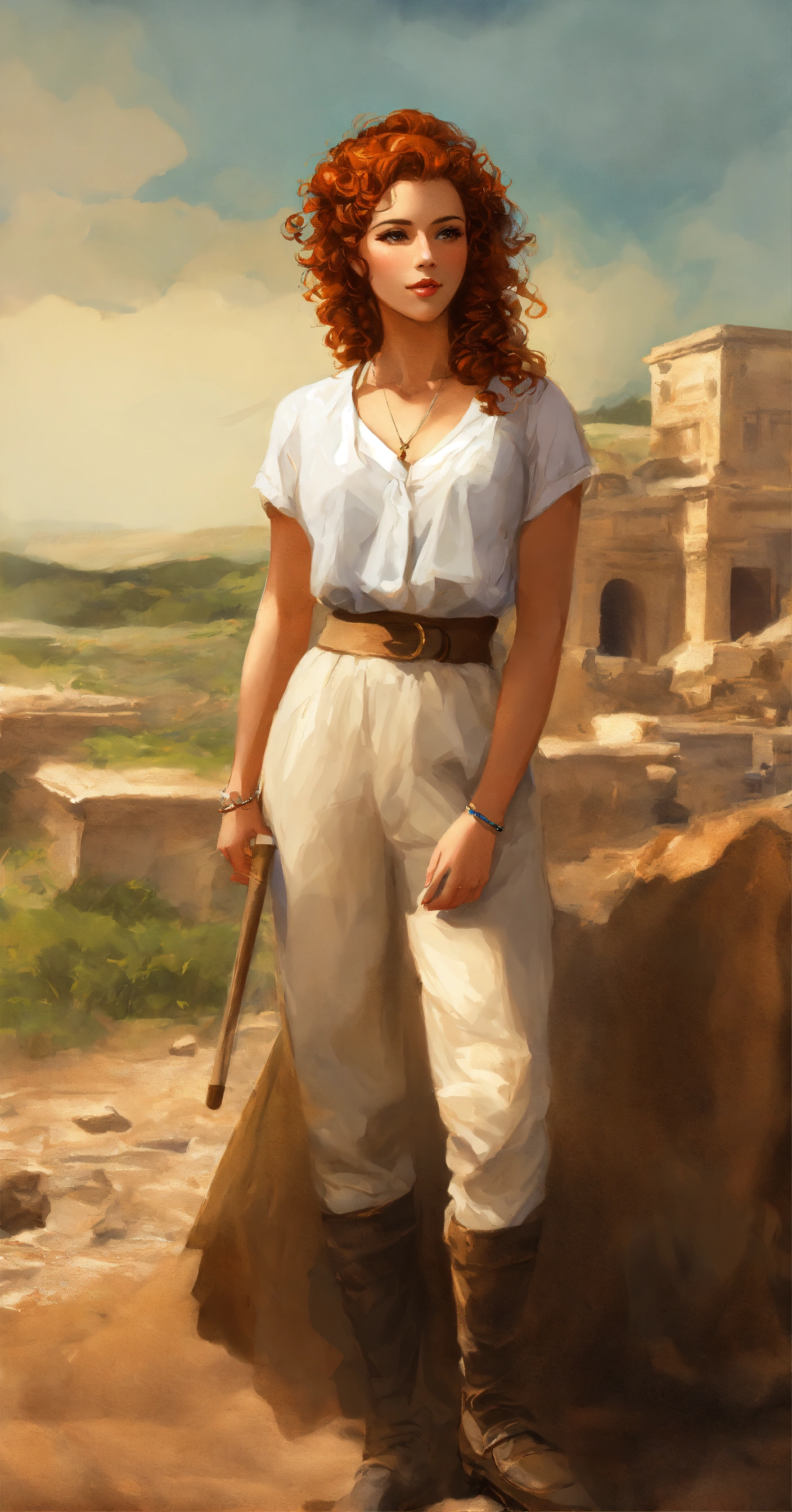 Lexica - Digital art portrait of a beautiful, rich British aristocrat ...