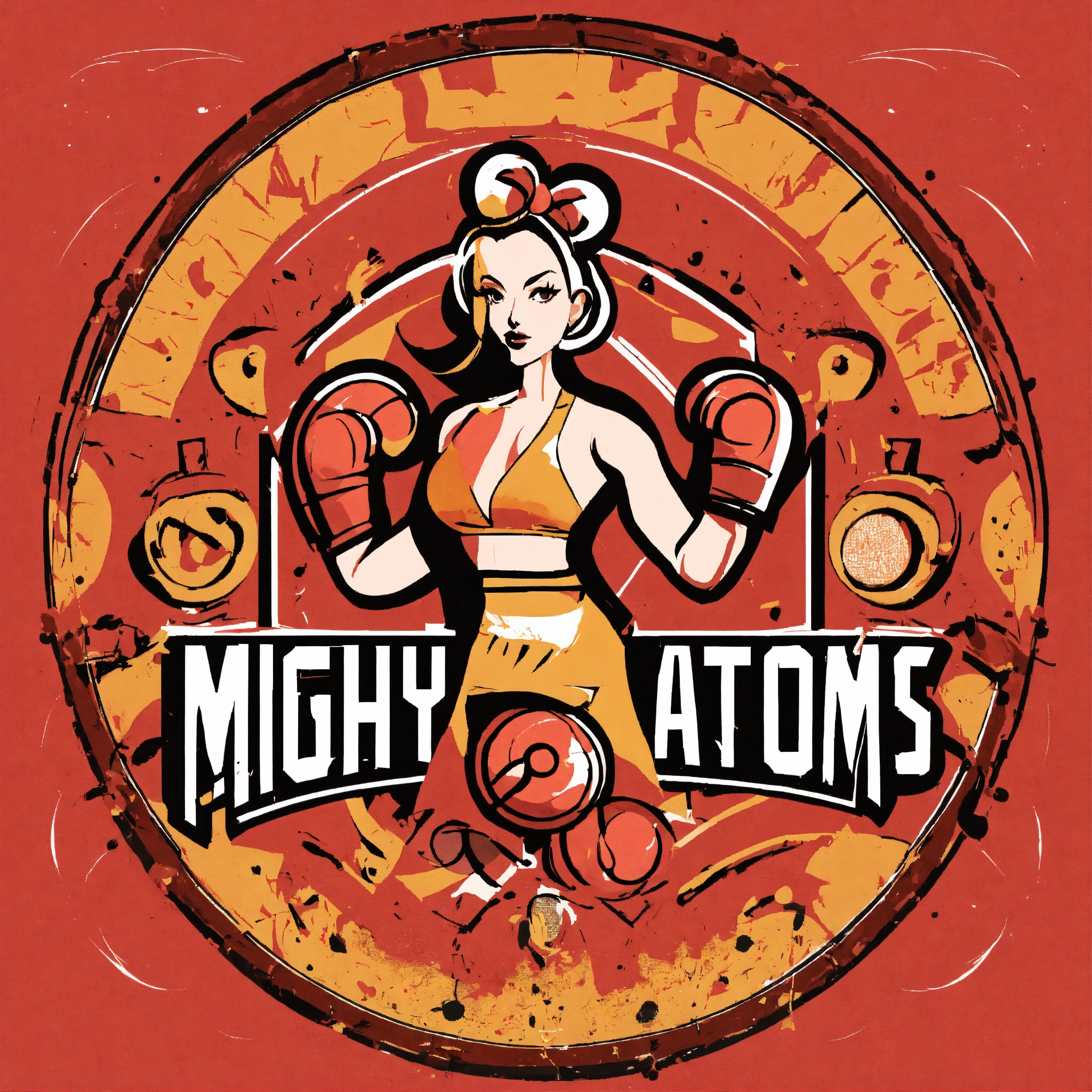 Lexica - Abstract logo for a show about women boxers called "Mighty ...