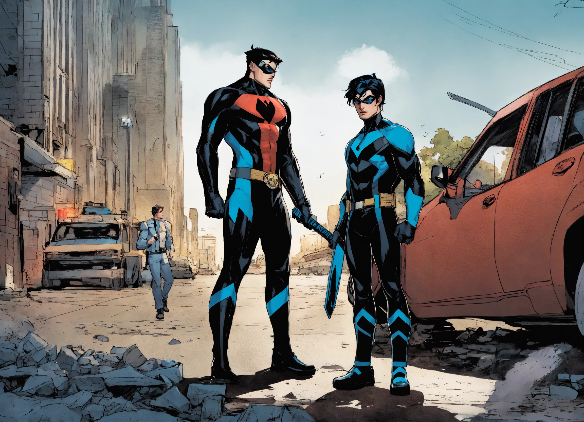 Lexica - DC's Titan's Gar Logan and Nightwing