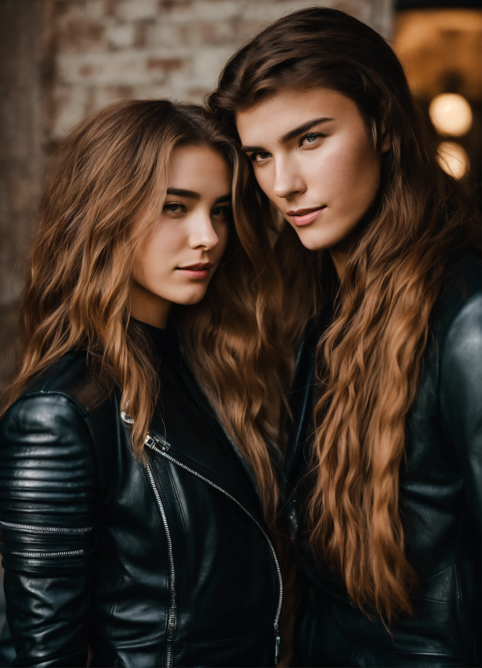 Lexica - The guy is a tall athlete. Girl with gorgeous hair. Very ...