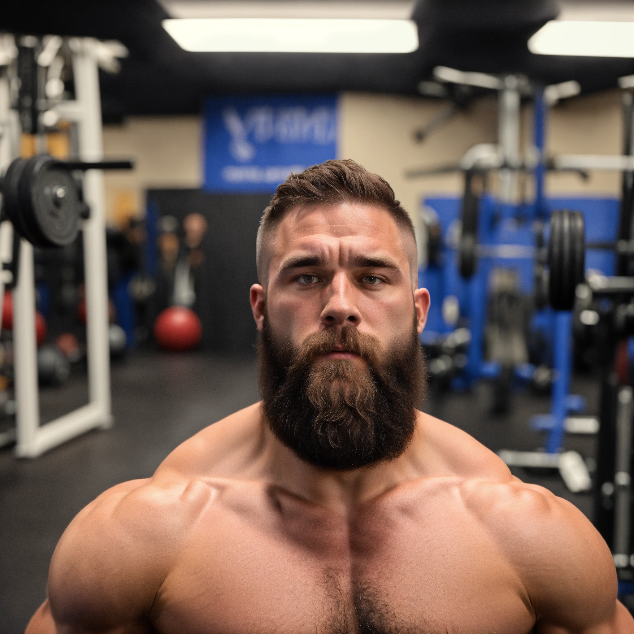 Lexica - 30-year-old hairy Alaskan man with big muscles, big ...