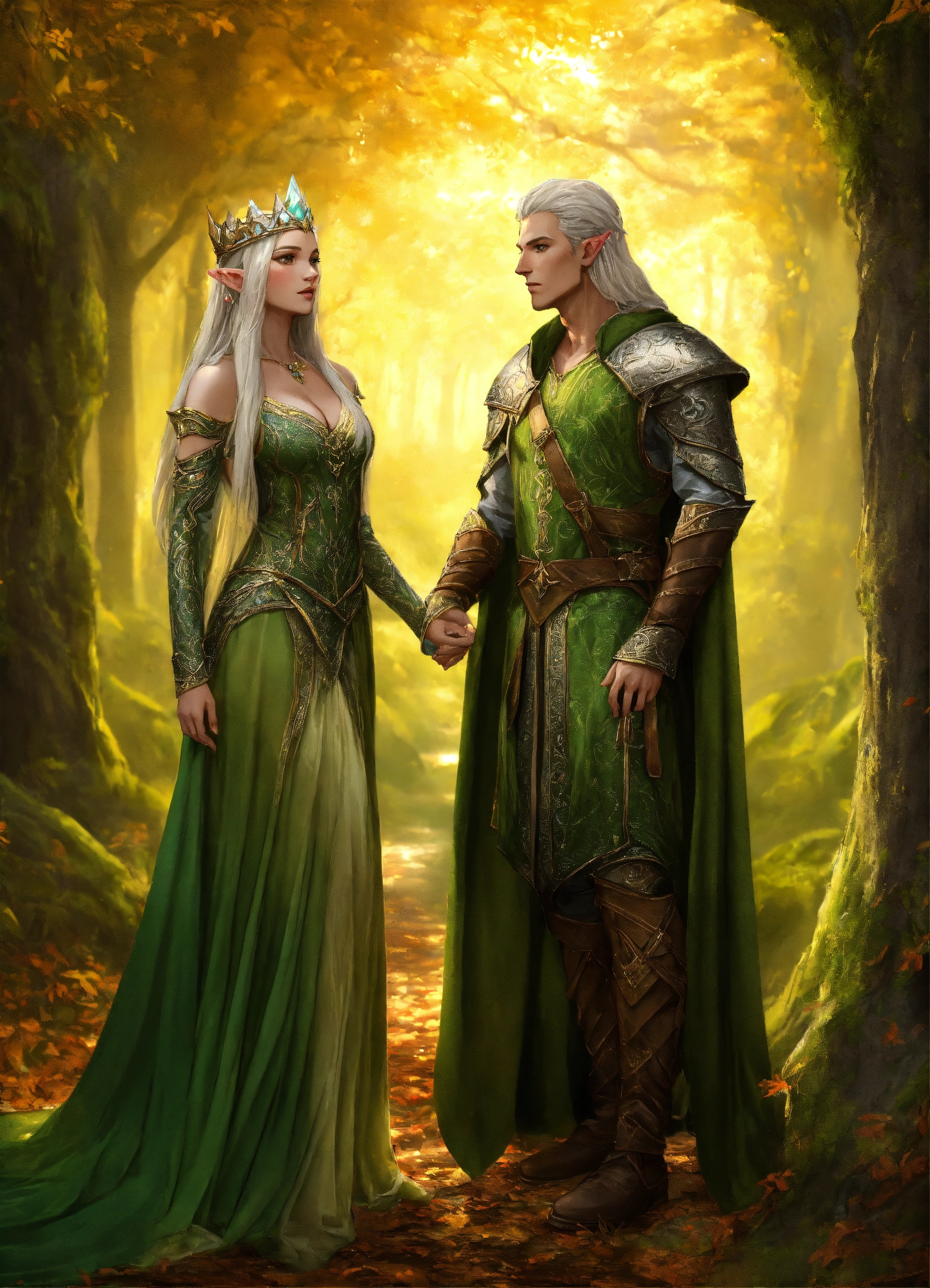 Lexica - Elven King and Queen, Mythical domain