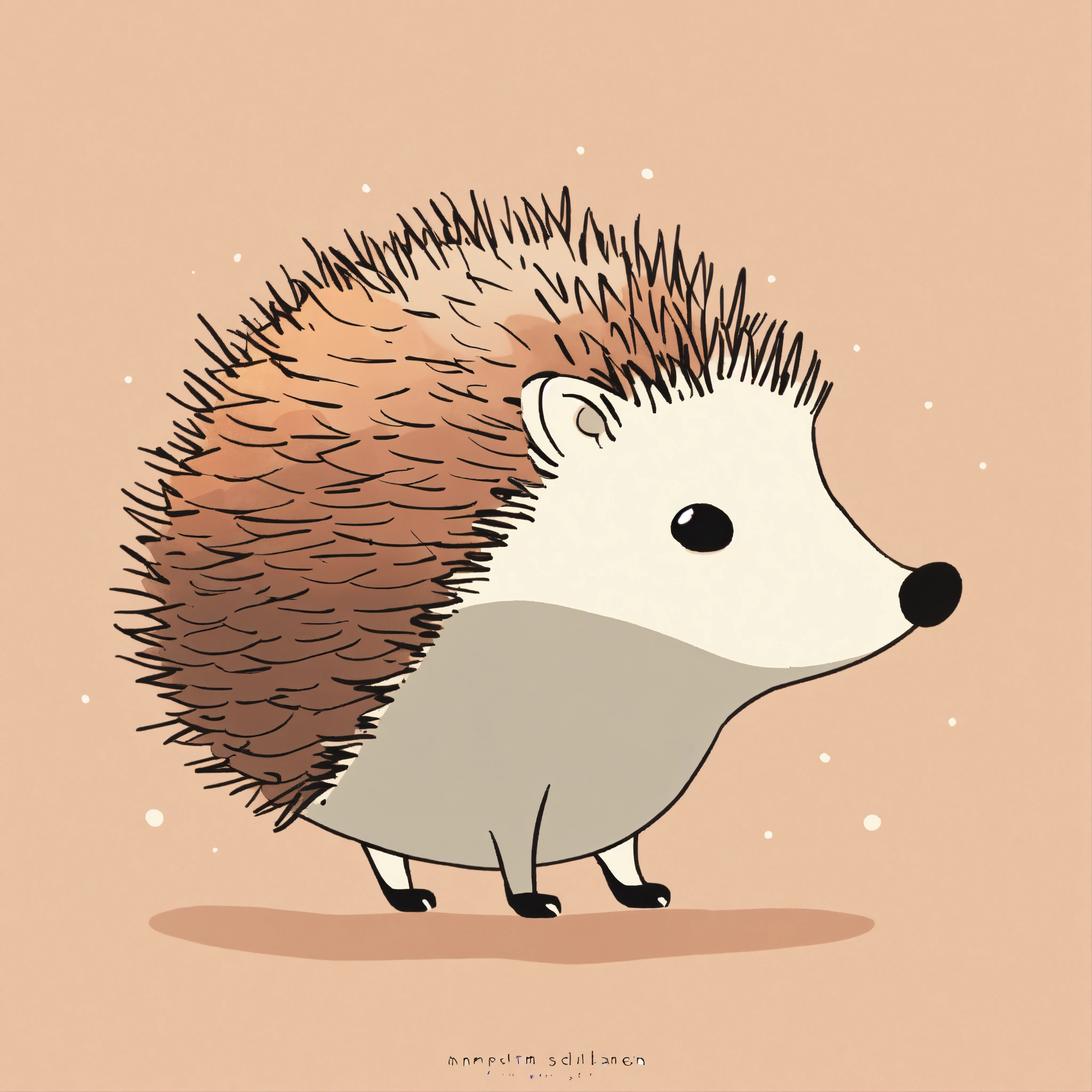 Lexica - A cute minimalistic simple hedgehog side profile Clipart ...