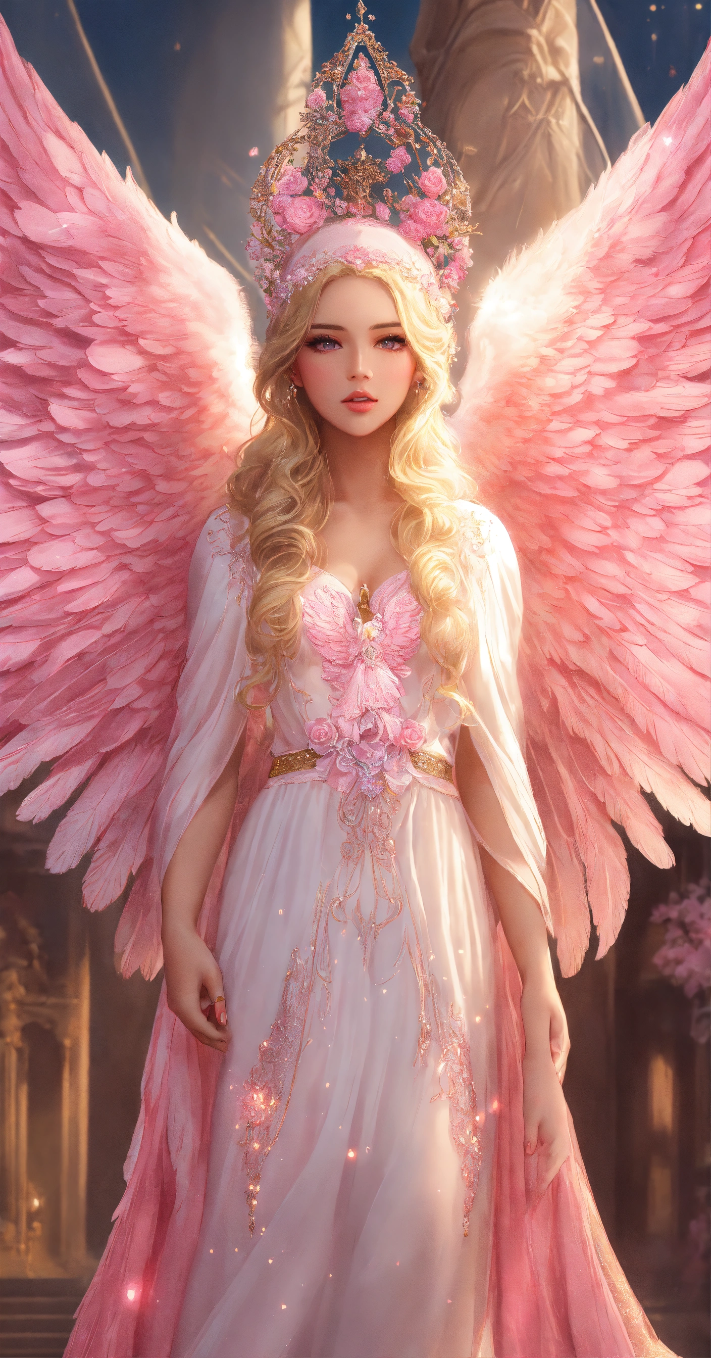 Lexica - 2 Guardian Angels holding hands. 2 beautiful and detailed ...