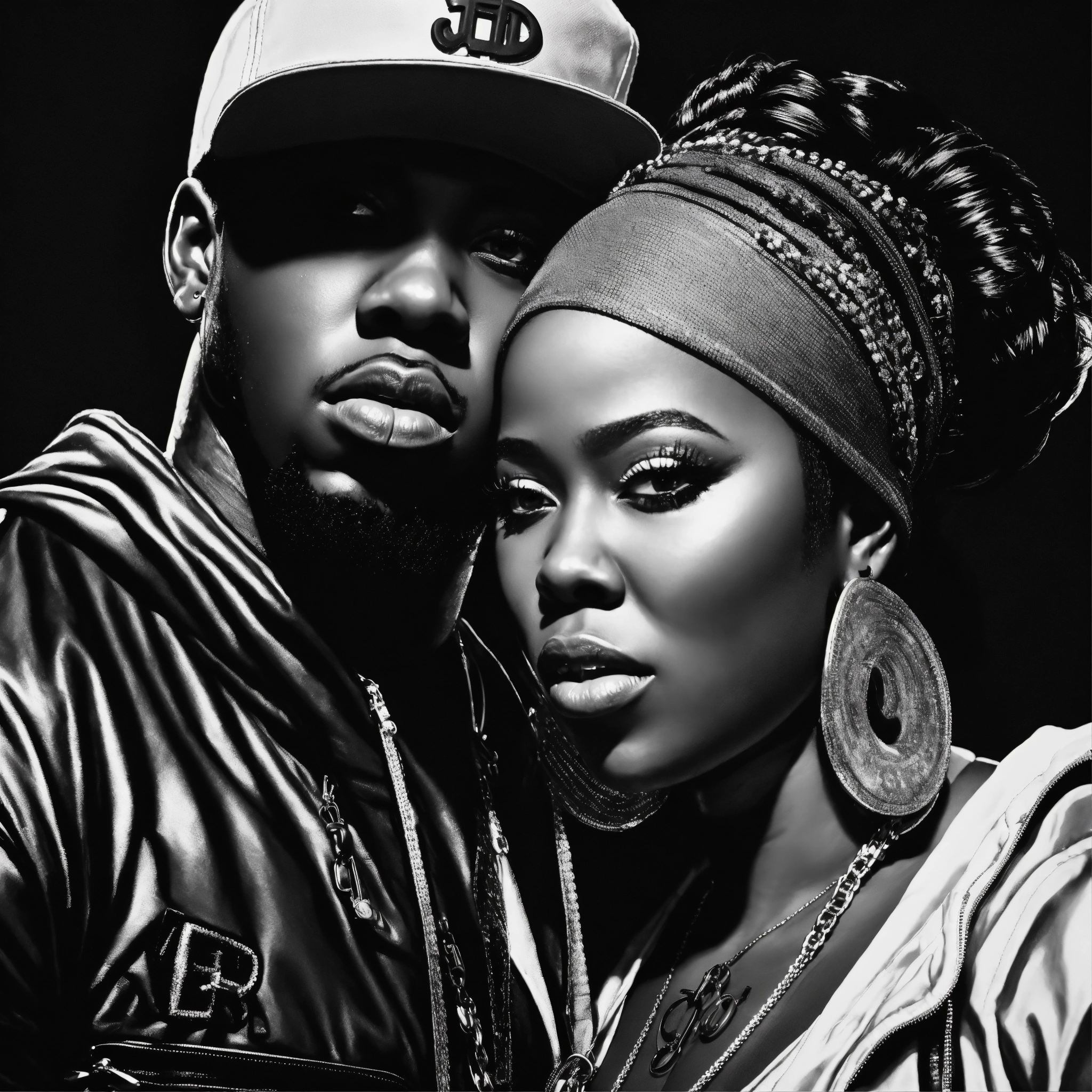 Lexica - Pop art, hyperrealist portrait of black rapper "Papoose" and ...