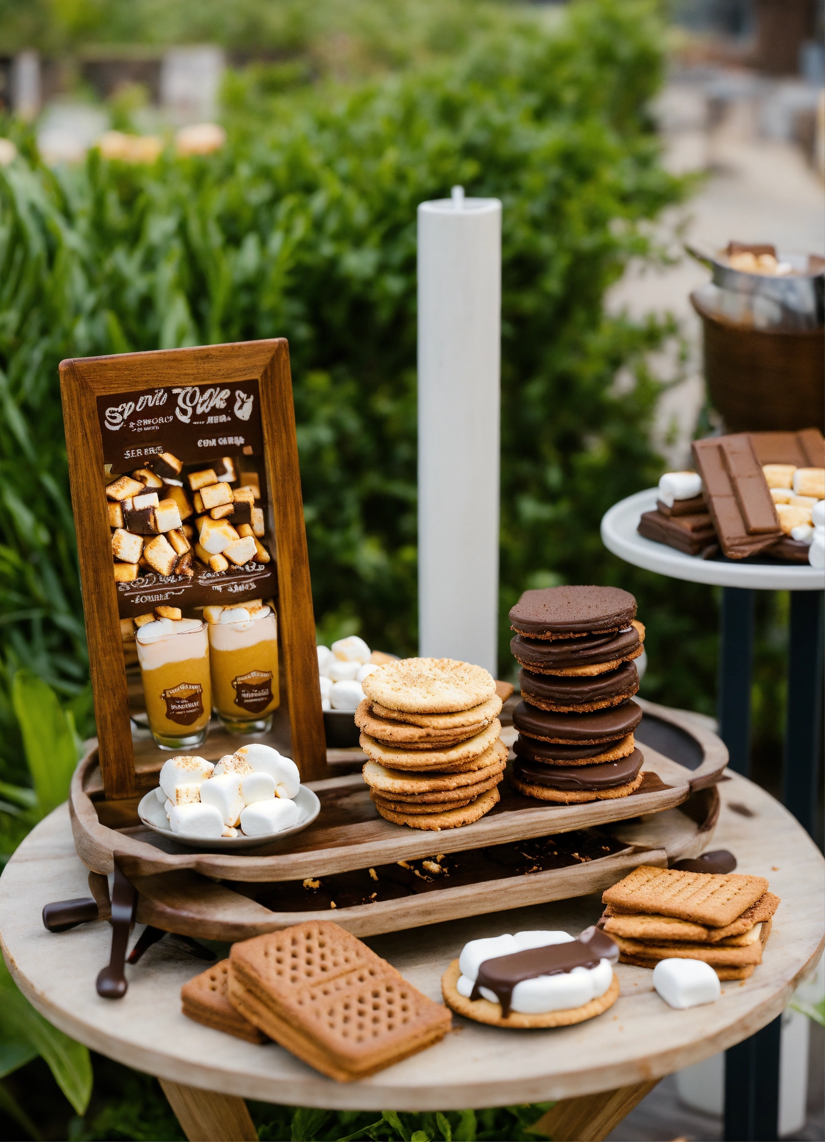 Lexica - S'more cart offering a selection of S'mores-inspired desserts ...