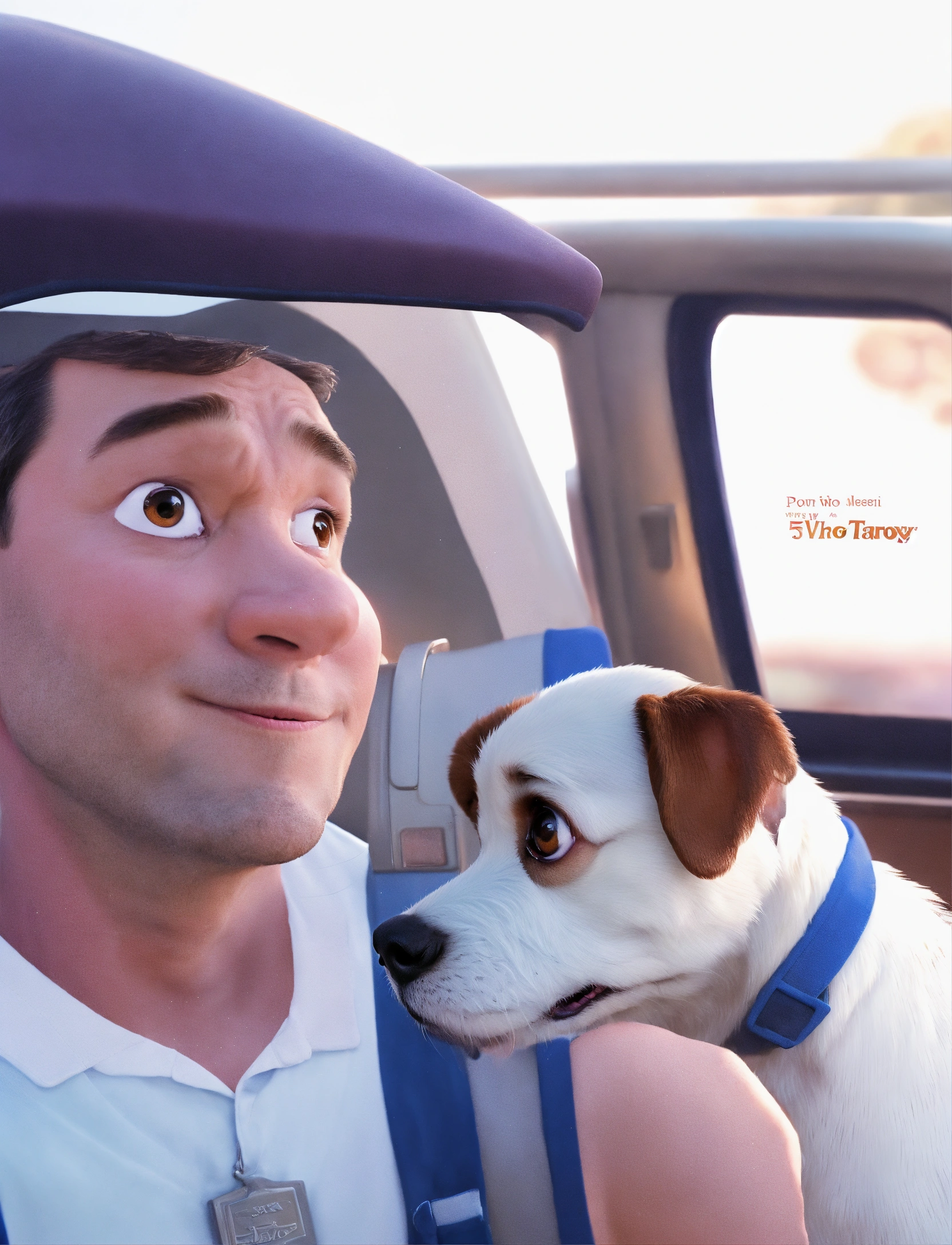 Lexica - A Disney Pixar inspired movie poster. A handsome 50 year old ...