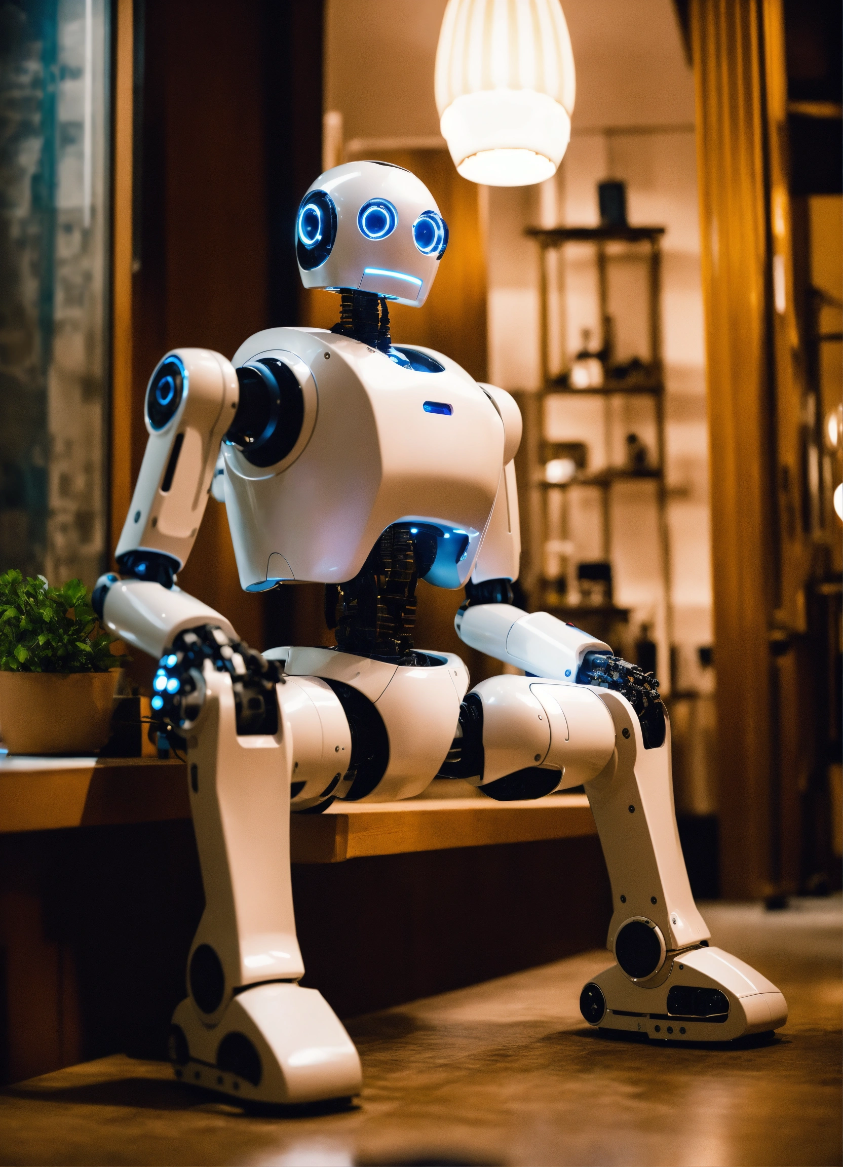 Lexica - Por favor, genera una imagen que represente a un robot ...