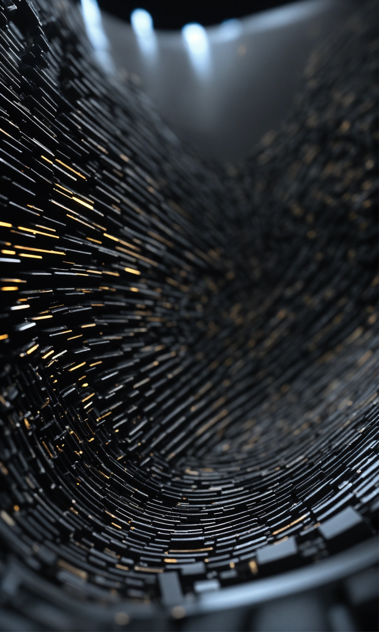 Lexica - 3d amoled, black background, focused subject in center, highly ...