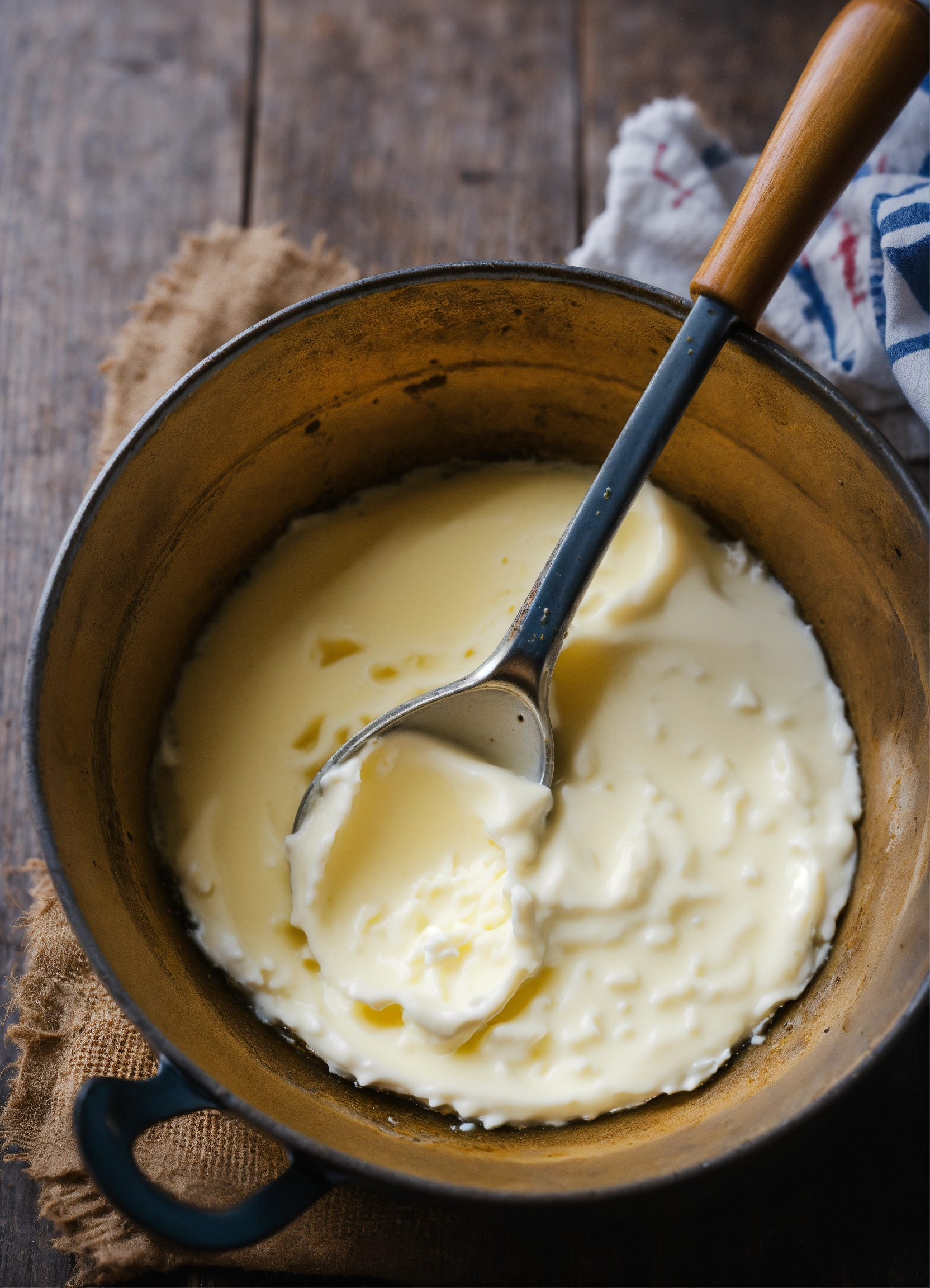 Lexica - Milk curd in a sieve, without liquid