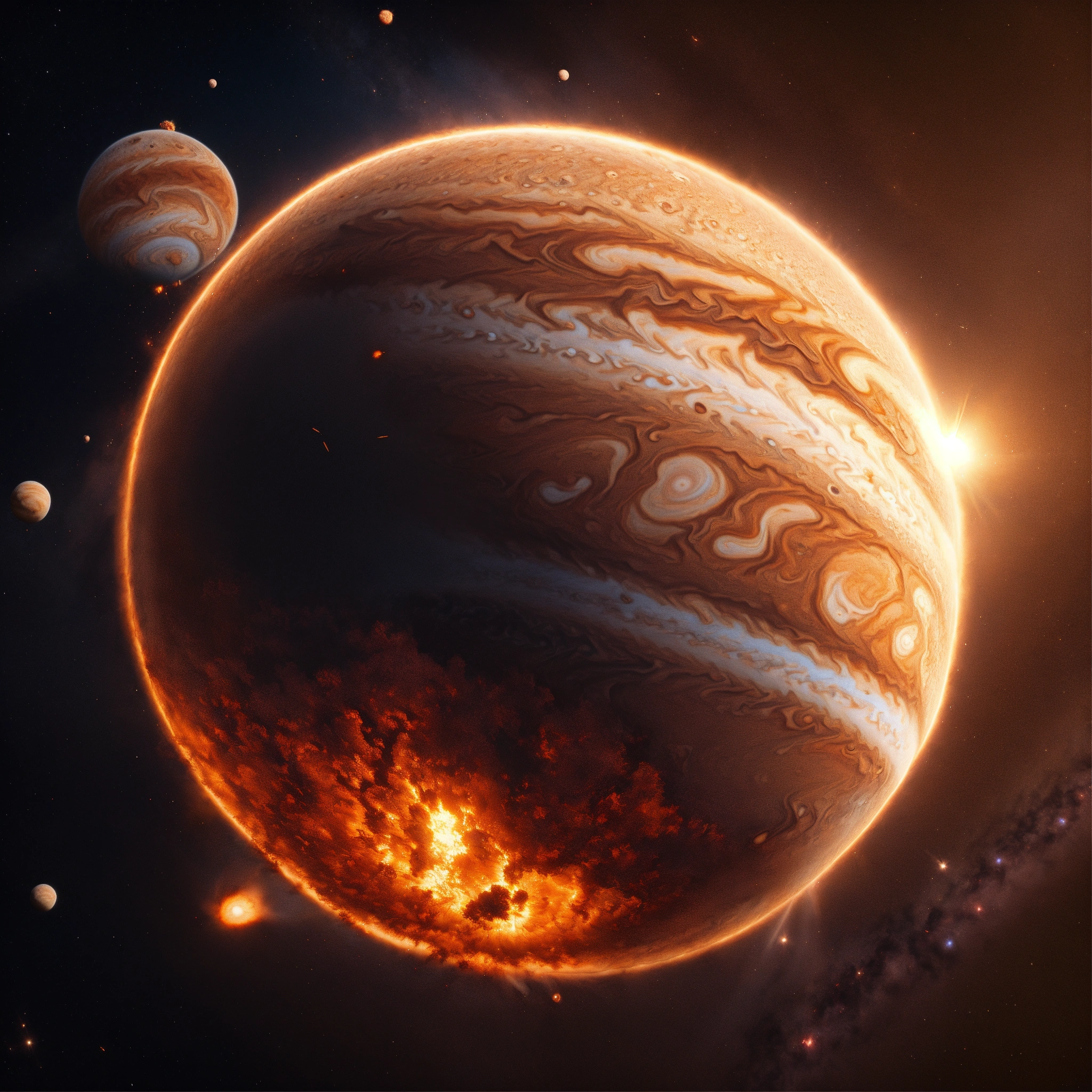 Lexica - Jupiter explosion, 8k