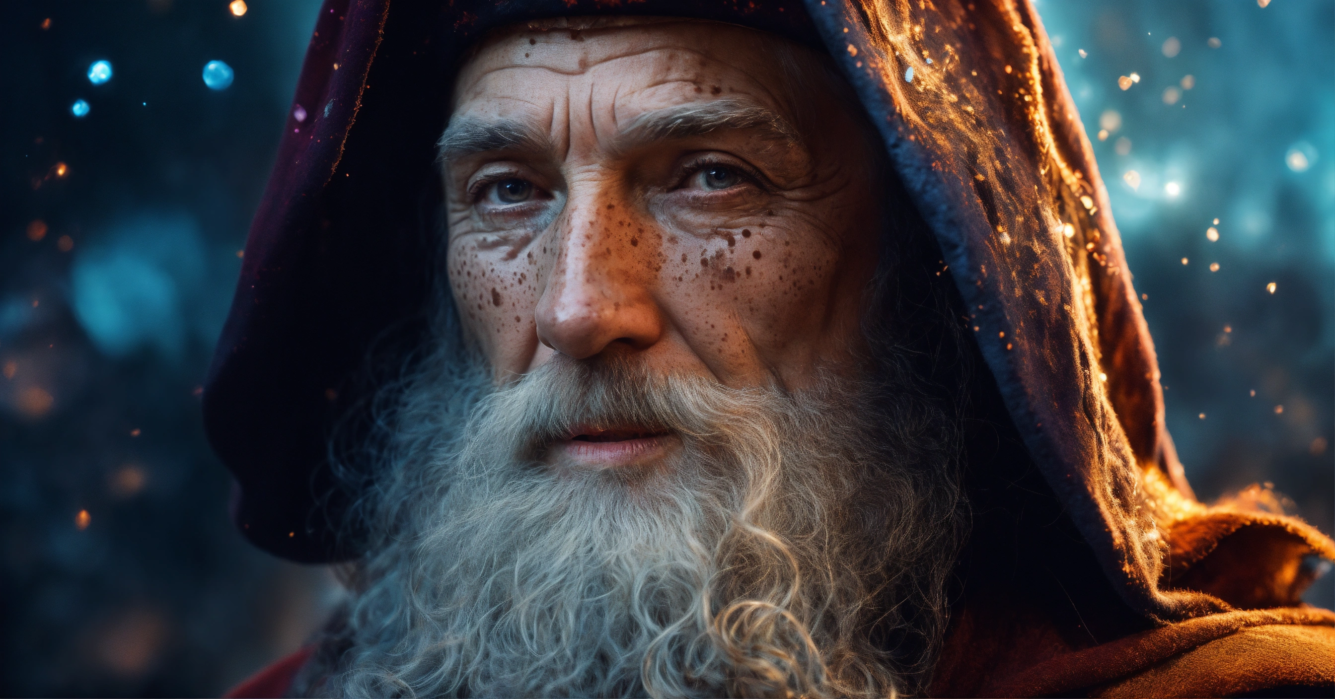 Lexica - Hyperrealistic glamour portrait of an old weary wizard ...