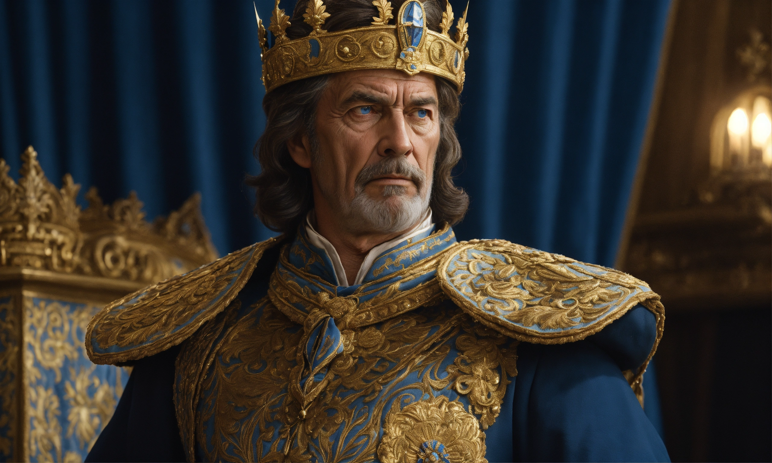 Lexica - Describe a middle-aged European king, of average build, with a ...