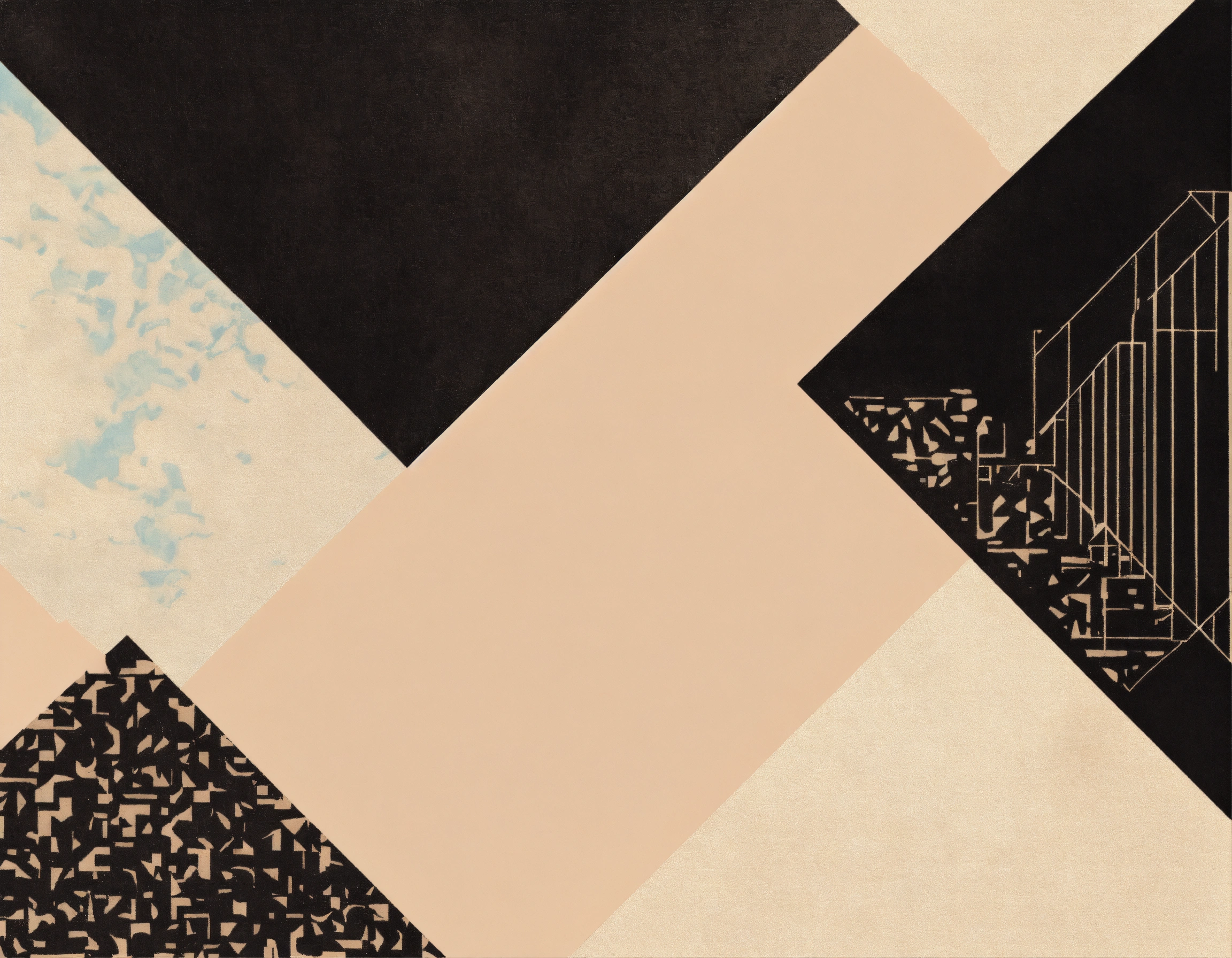Lexica - Fragments, riso design, texture, pastels cream, little black ...