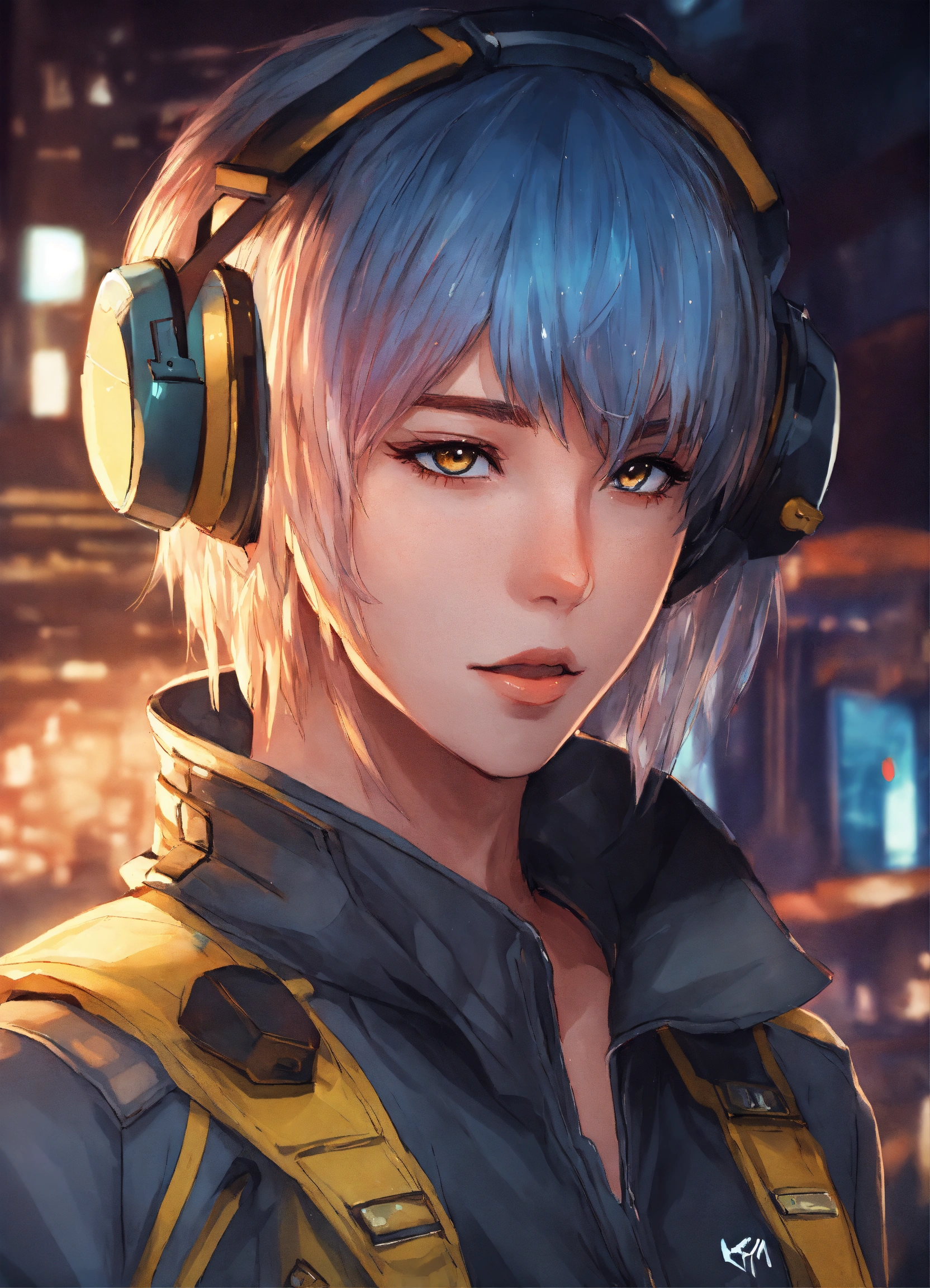 Lexica - A Neo Sapien human anime art