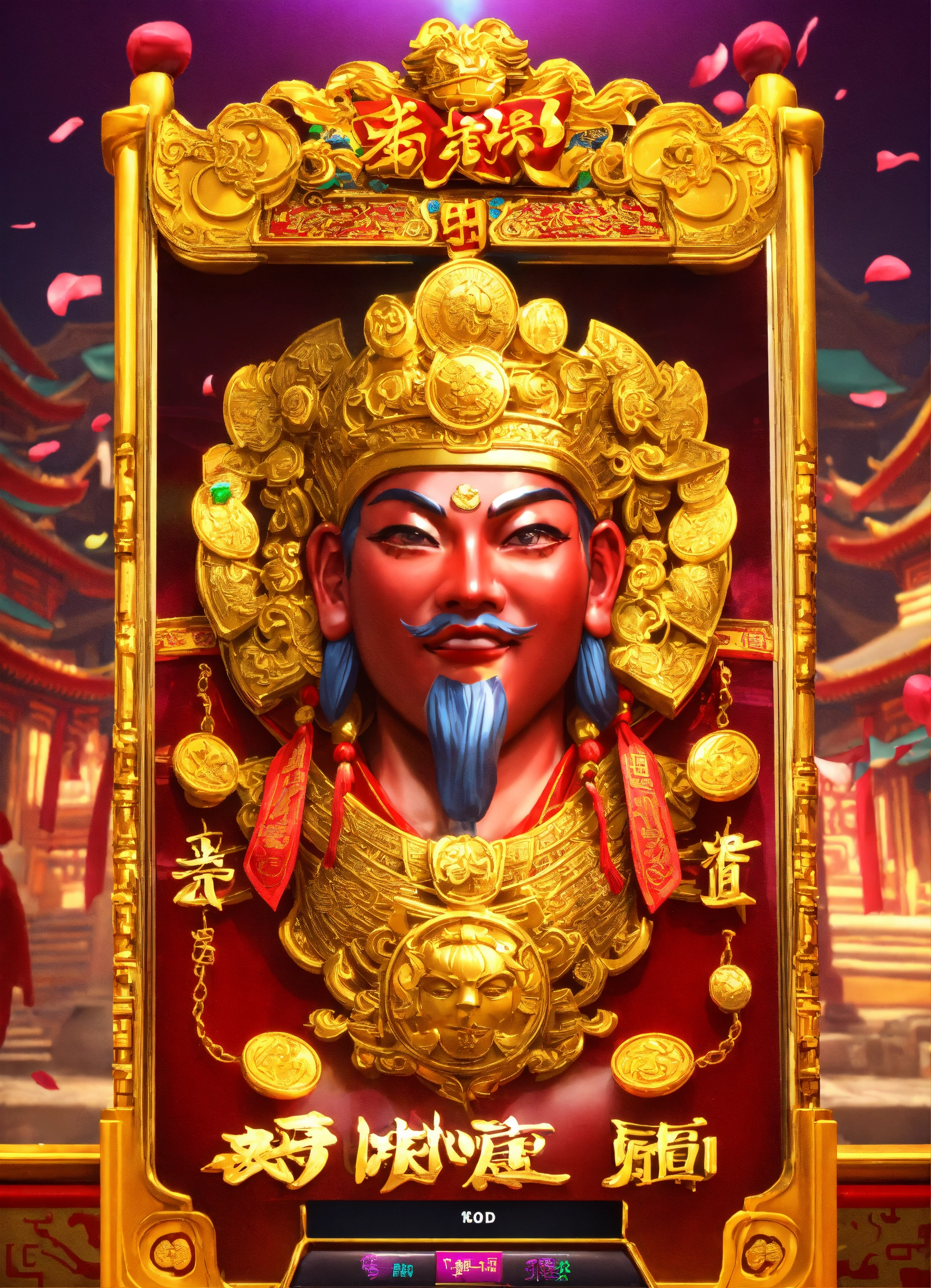 Lexica - 3D god of wealth (Chinese) slot machine game realistic money