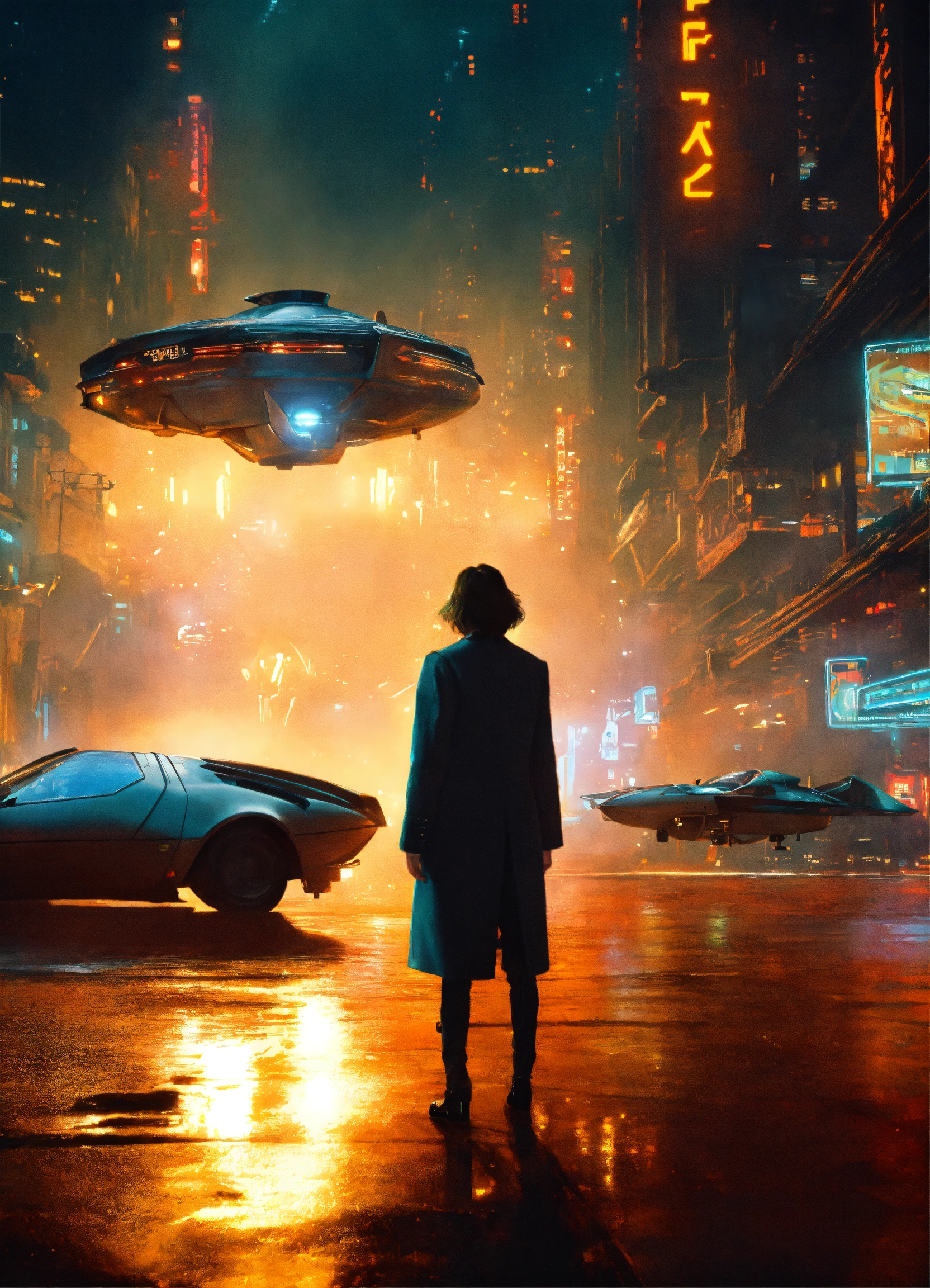 Lexica - Gillian seed, snatcher, blade runner, flying cars in ...