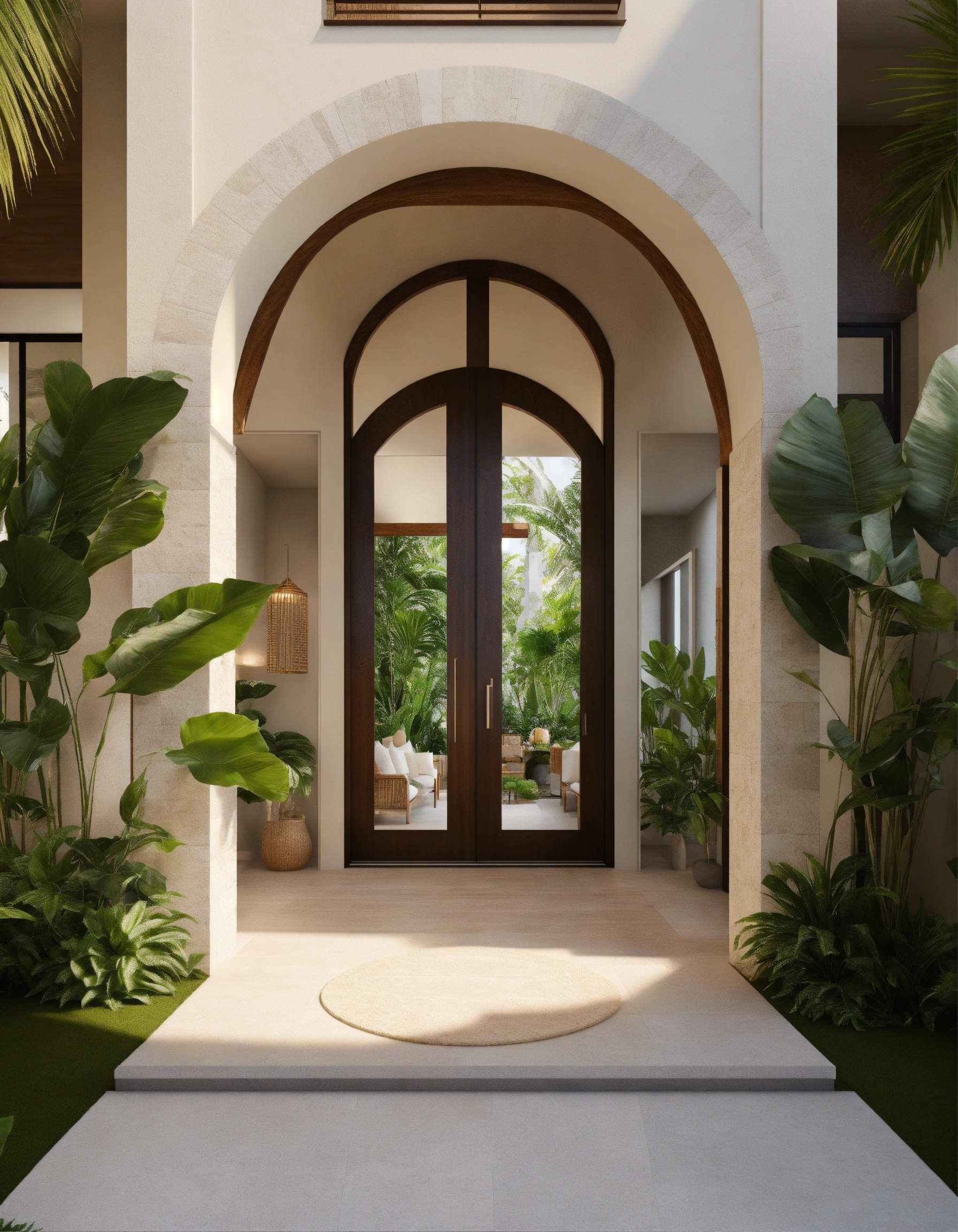Lexica - Ultra realistic photo of Modern take on upscale bali inspired ...