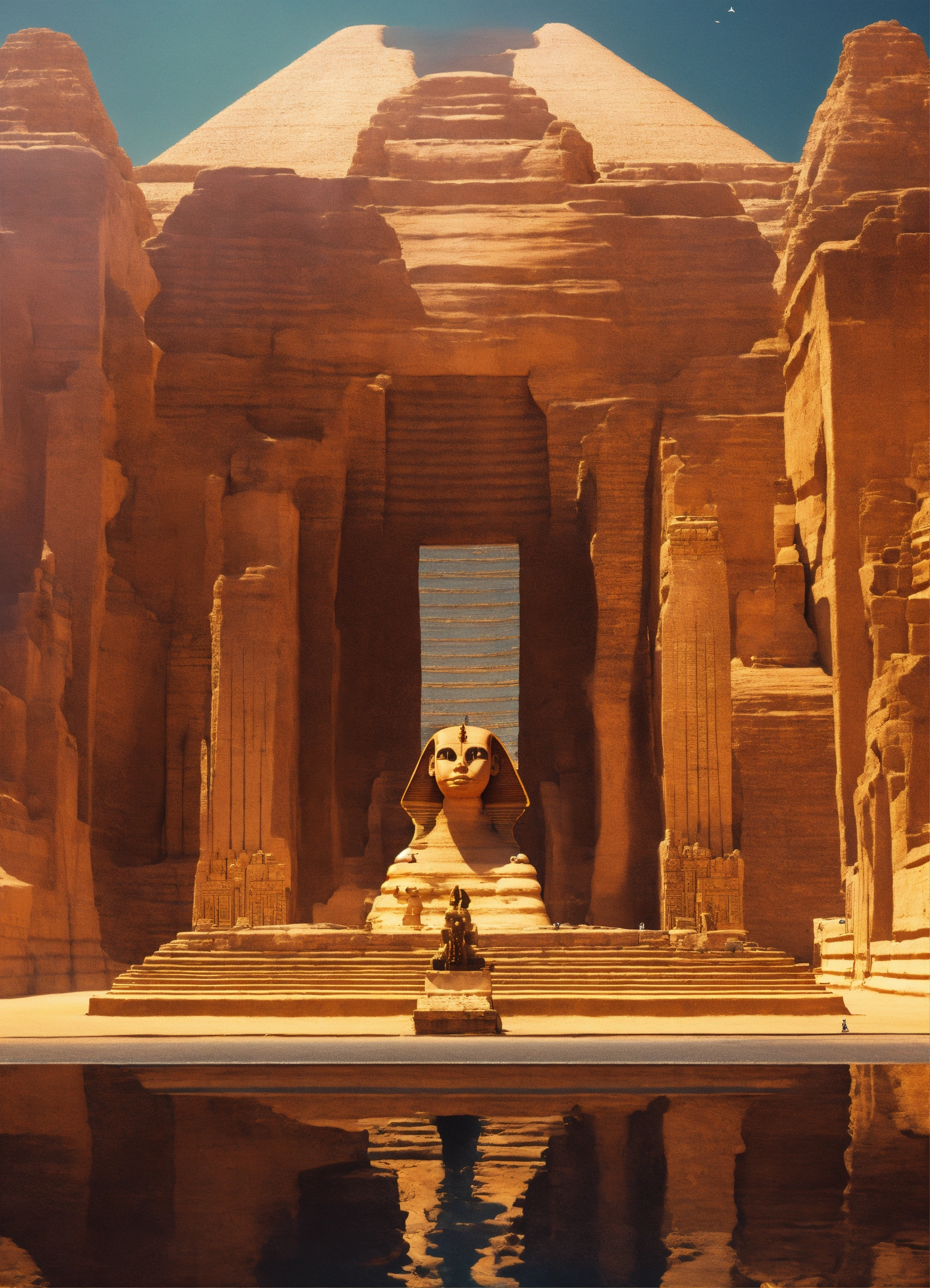 Lexica - Sphinx evolves on a floating island in the techno dimension.