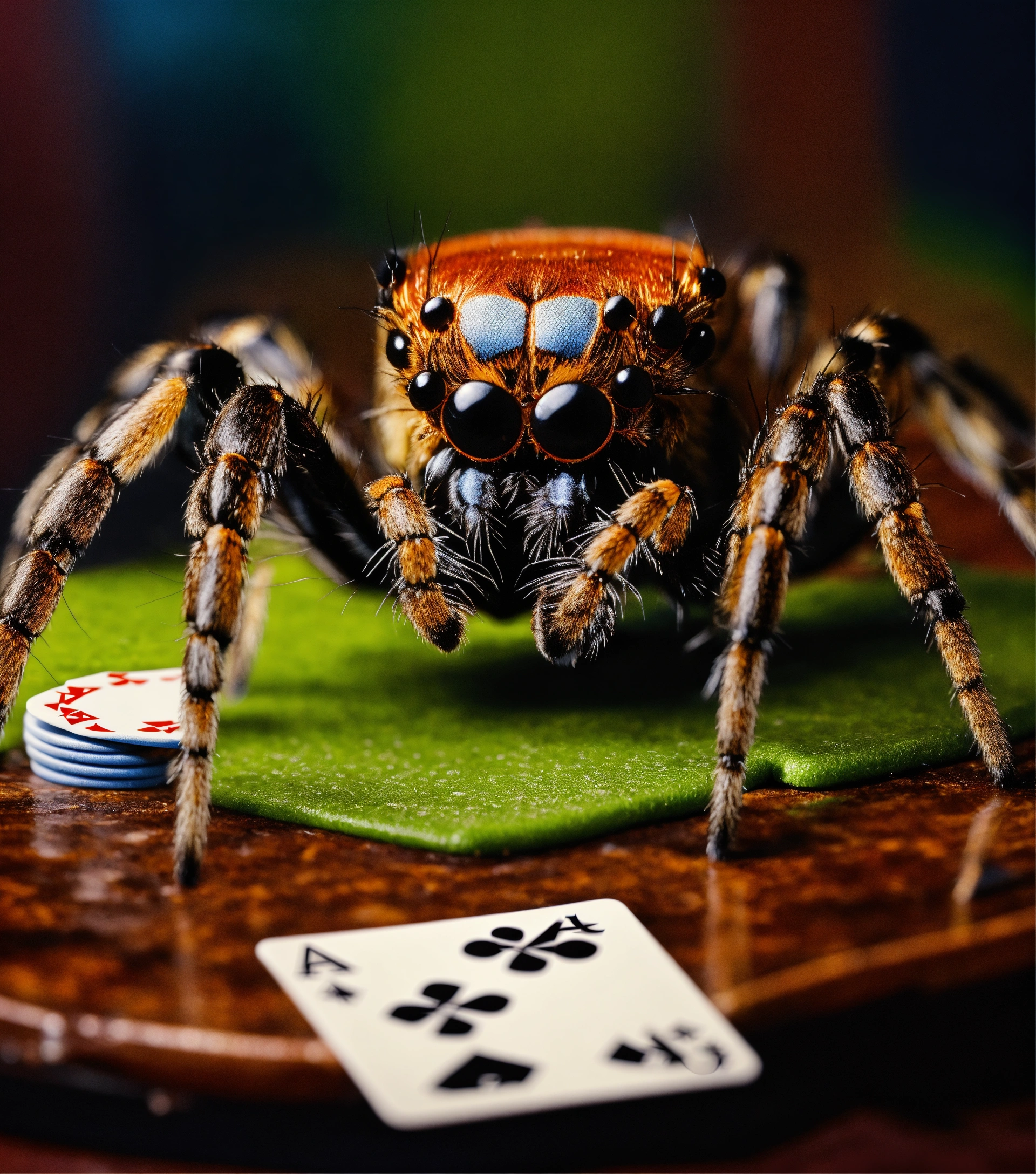 Lexica - A spider playing poker
