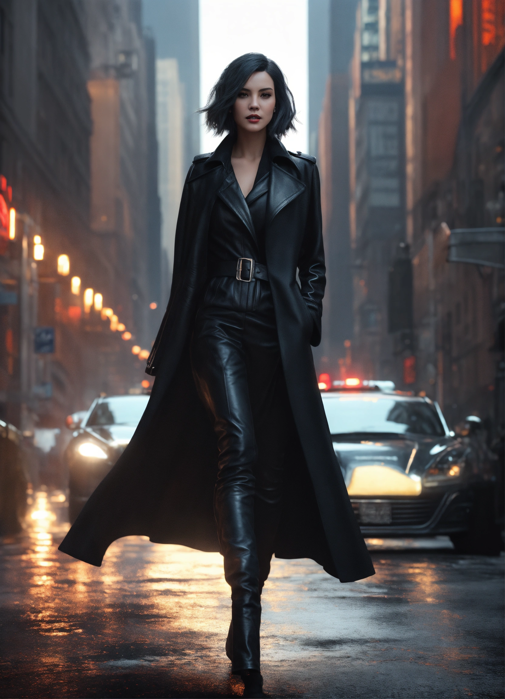 Lexica - A beautiful, deadly white female witch with bob cut dark hair ...