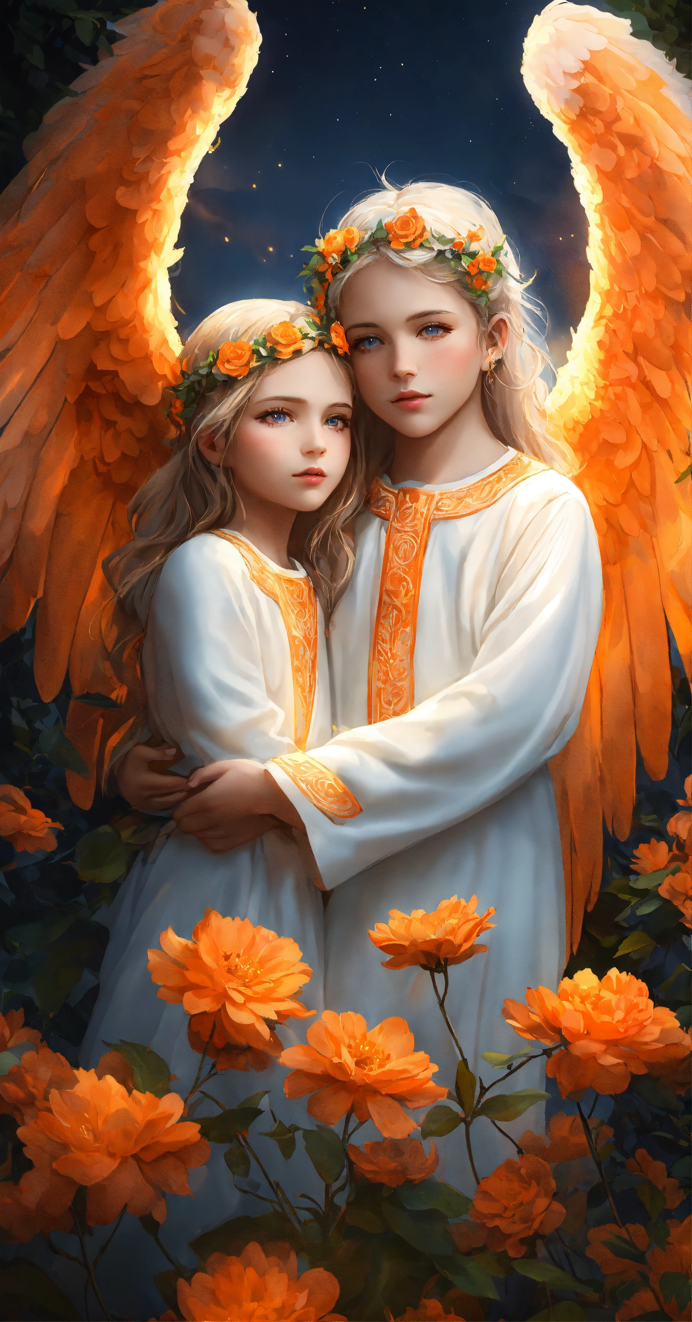 Lexica - 2 Guardian Angels, one is a boy and the other angel is a 7 ...