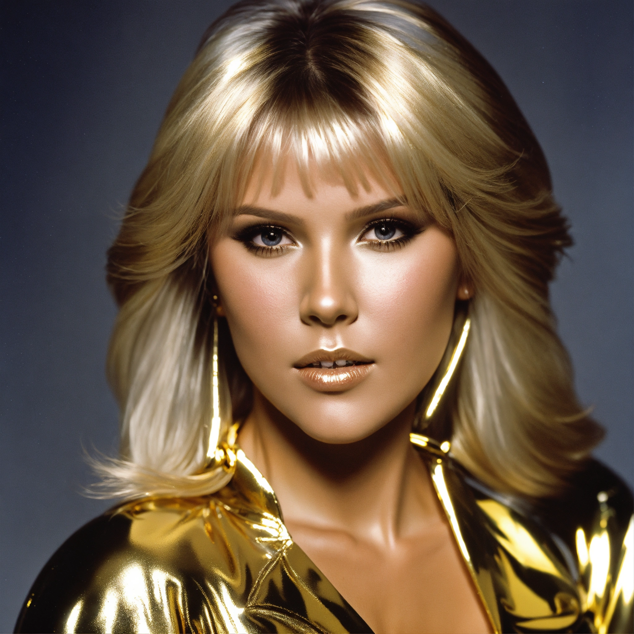 Lexica - Clear Glossy Clear Shiny Plastic Full Shiny Face Samantha Fox ...