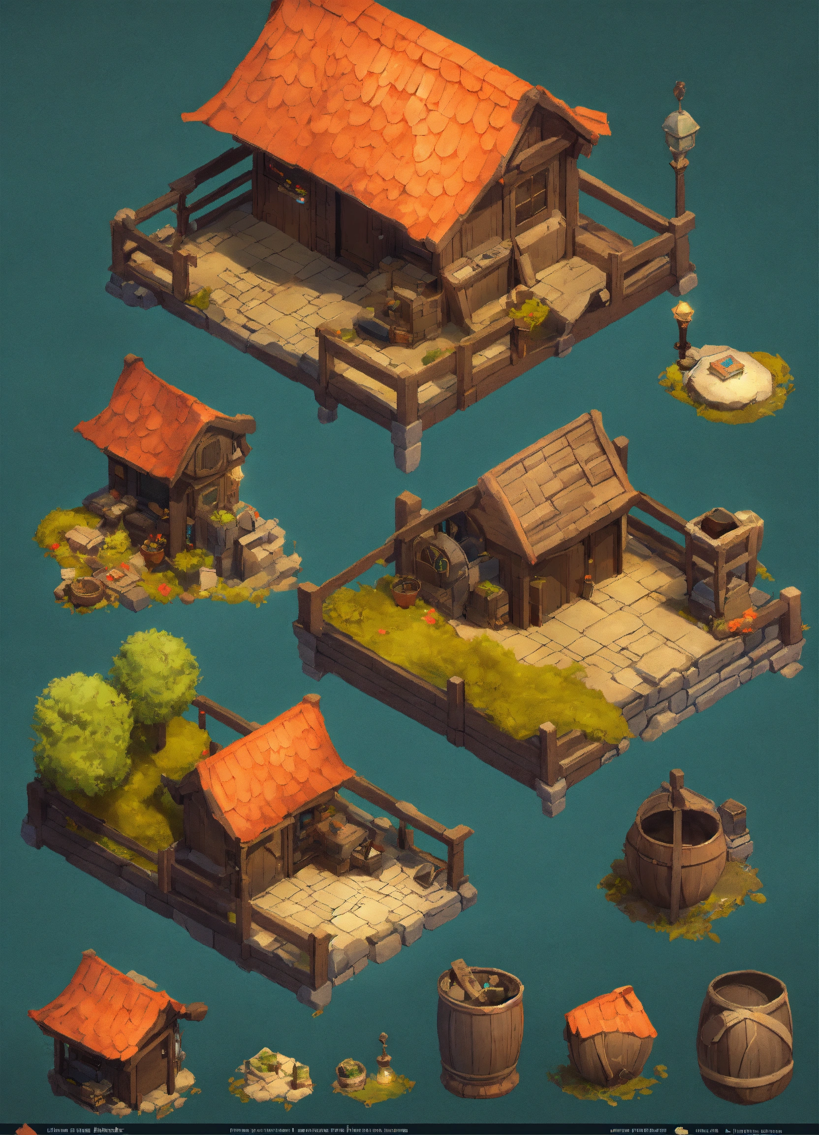 Lexica - Isometric, orthographic, fantasy prop objects, game ...