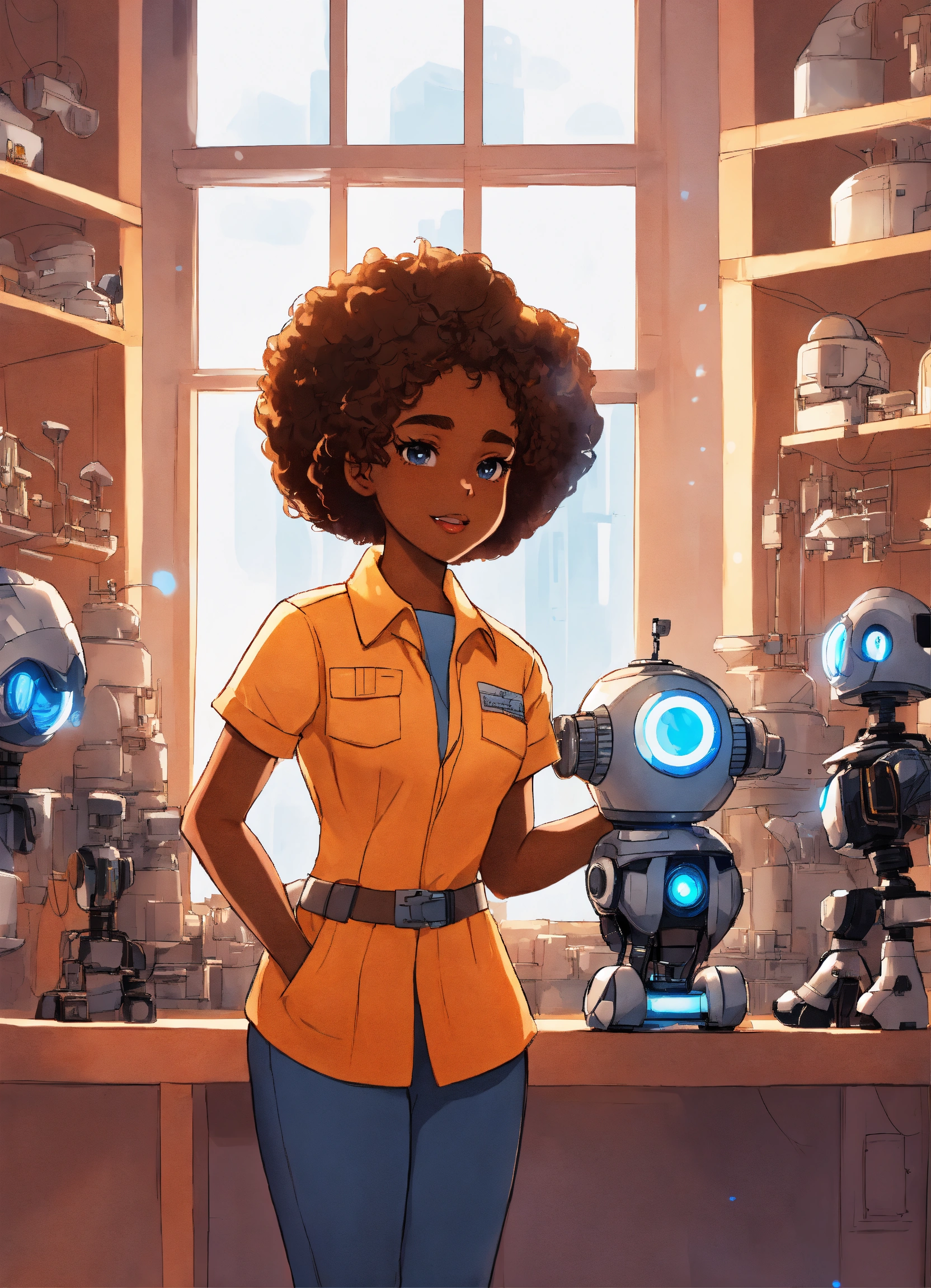 Lexica - Make me Cartoon little African American dark skinned black ...