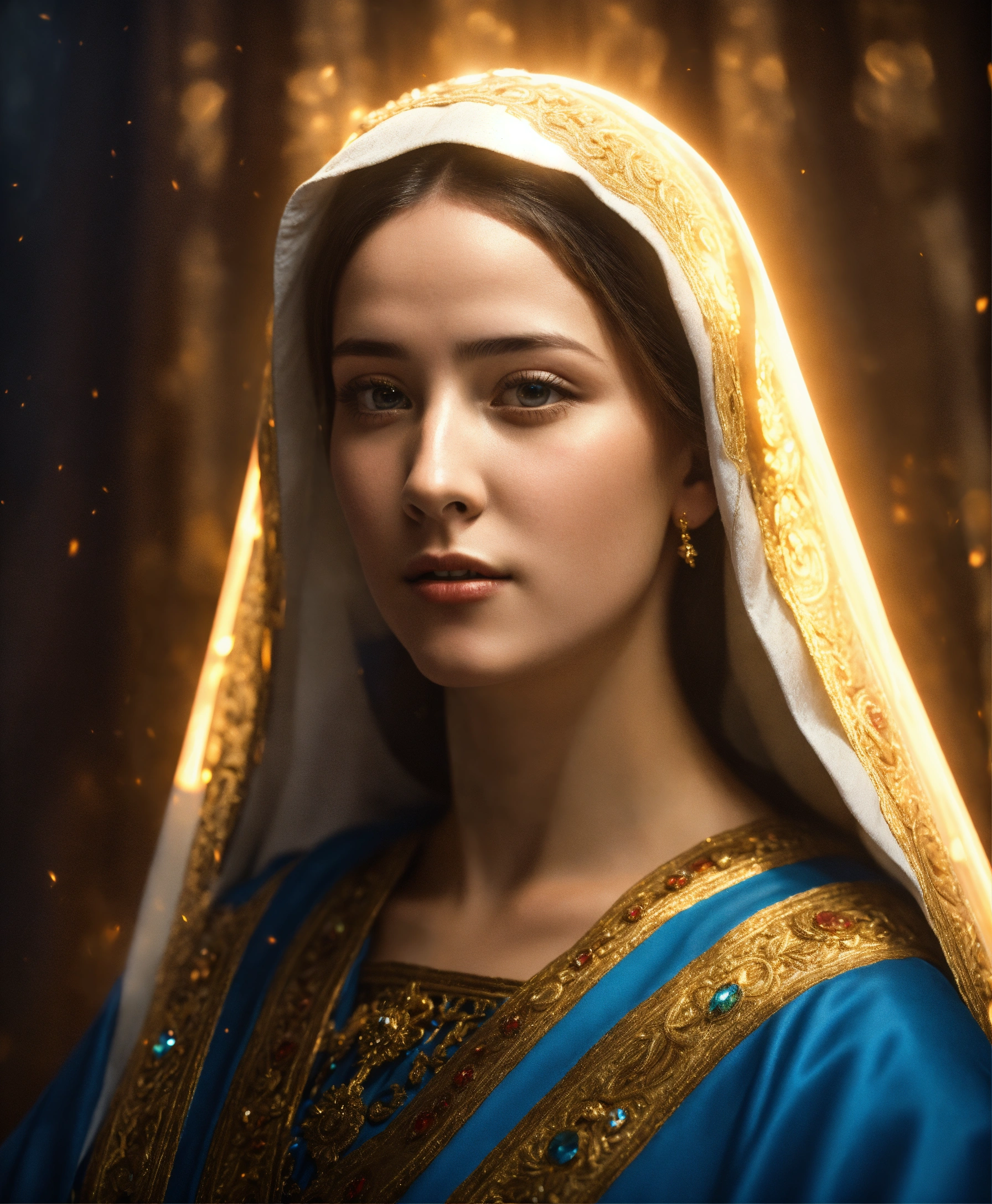 Lexica - Glorious portrait of the VIRGIN MARY. full of light. epic ...