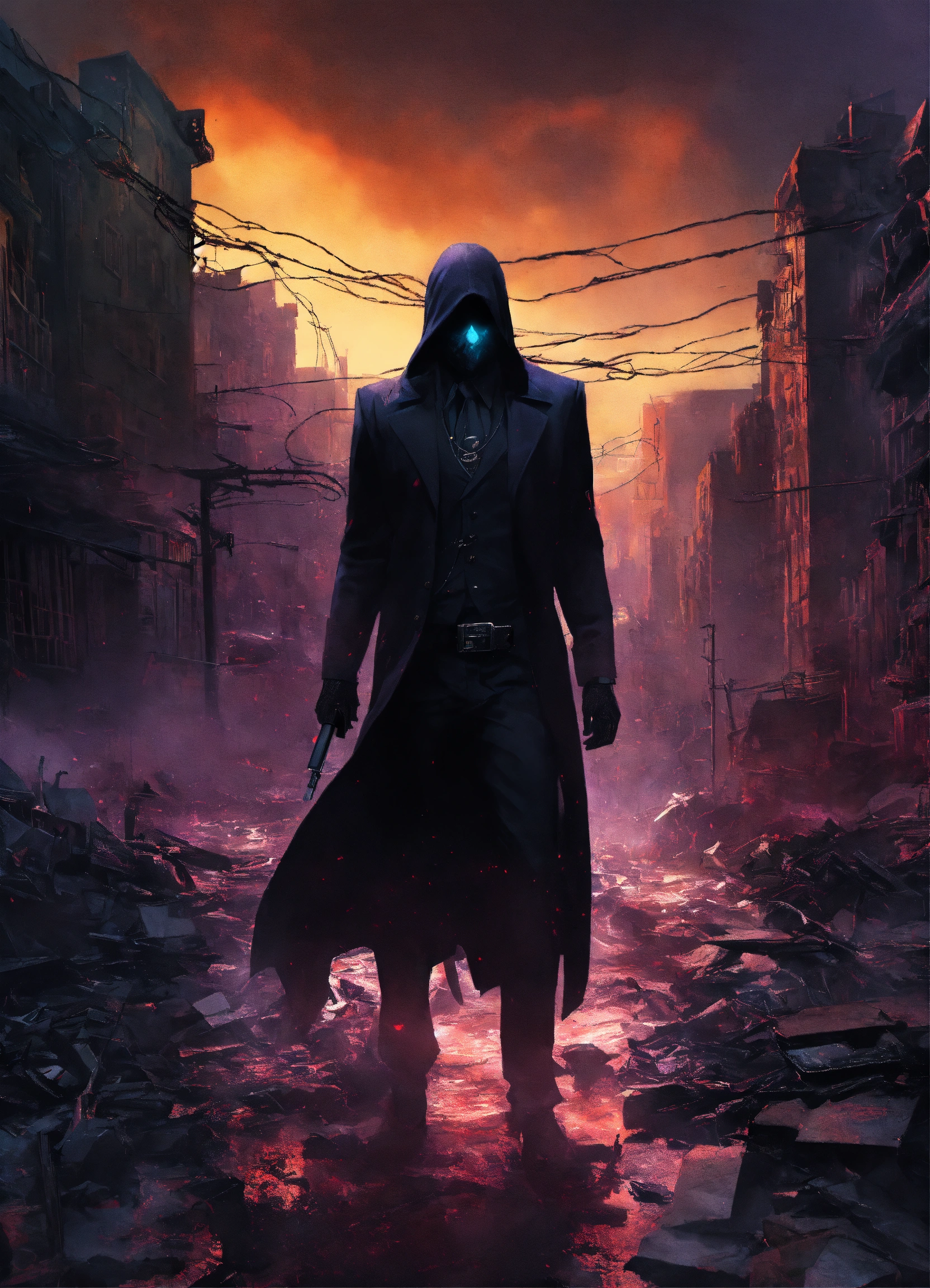 Lexica - Digital Art, Phantom Fiasco, a malevolent supervillain with ...