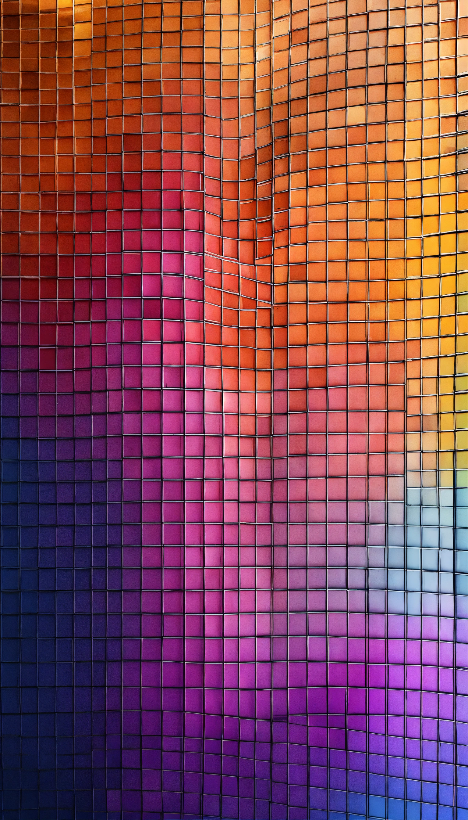 Lexica - Aesthetic minimal white grid pattern wallpaper, vibrant, Colorful gradient splash, hd ...