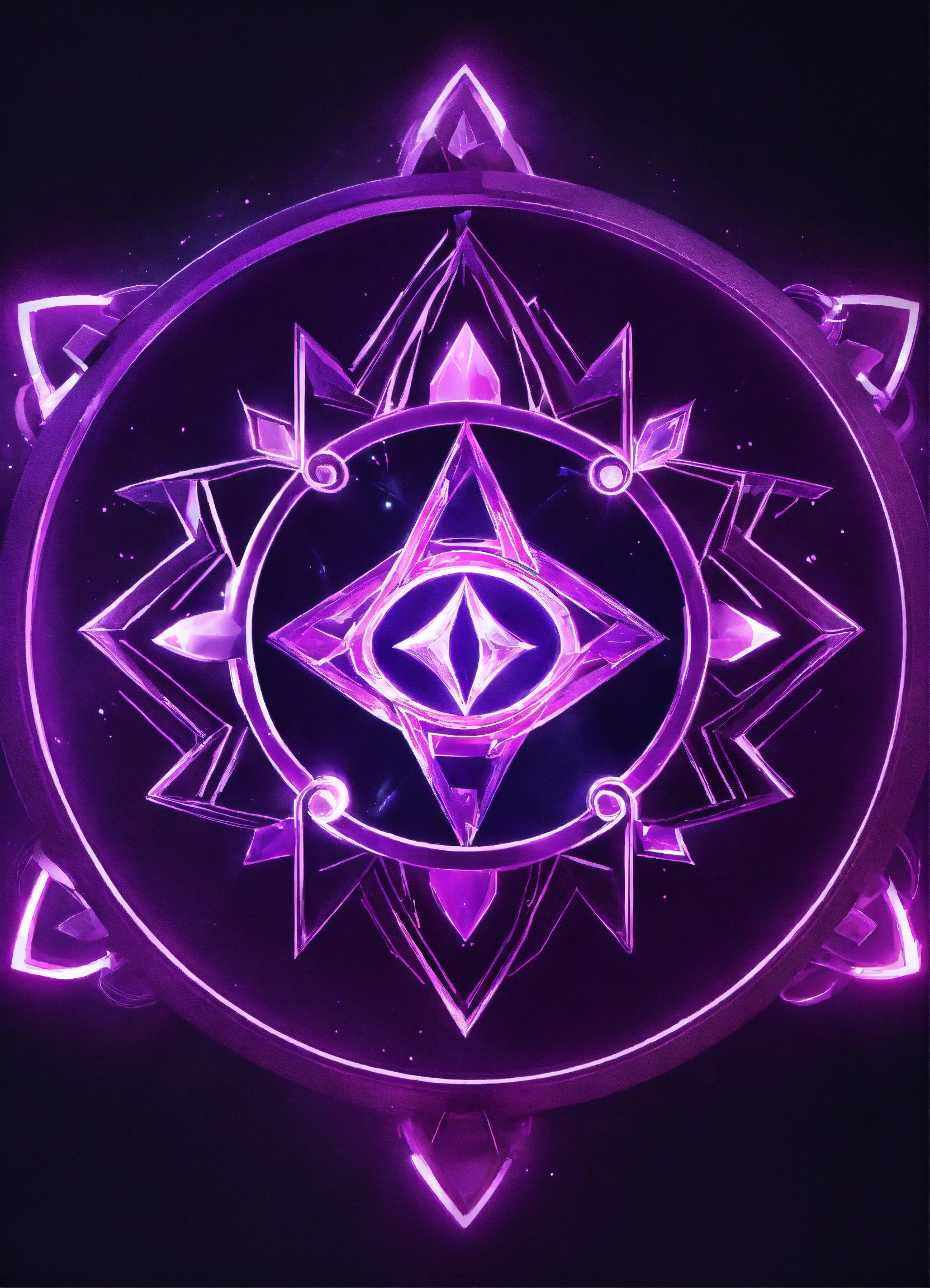Lexica - Purple mystic animated symbol