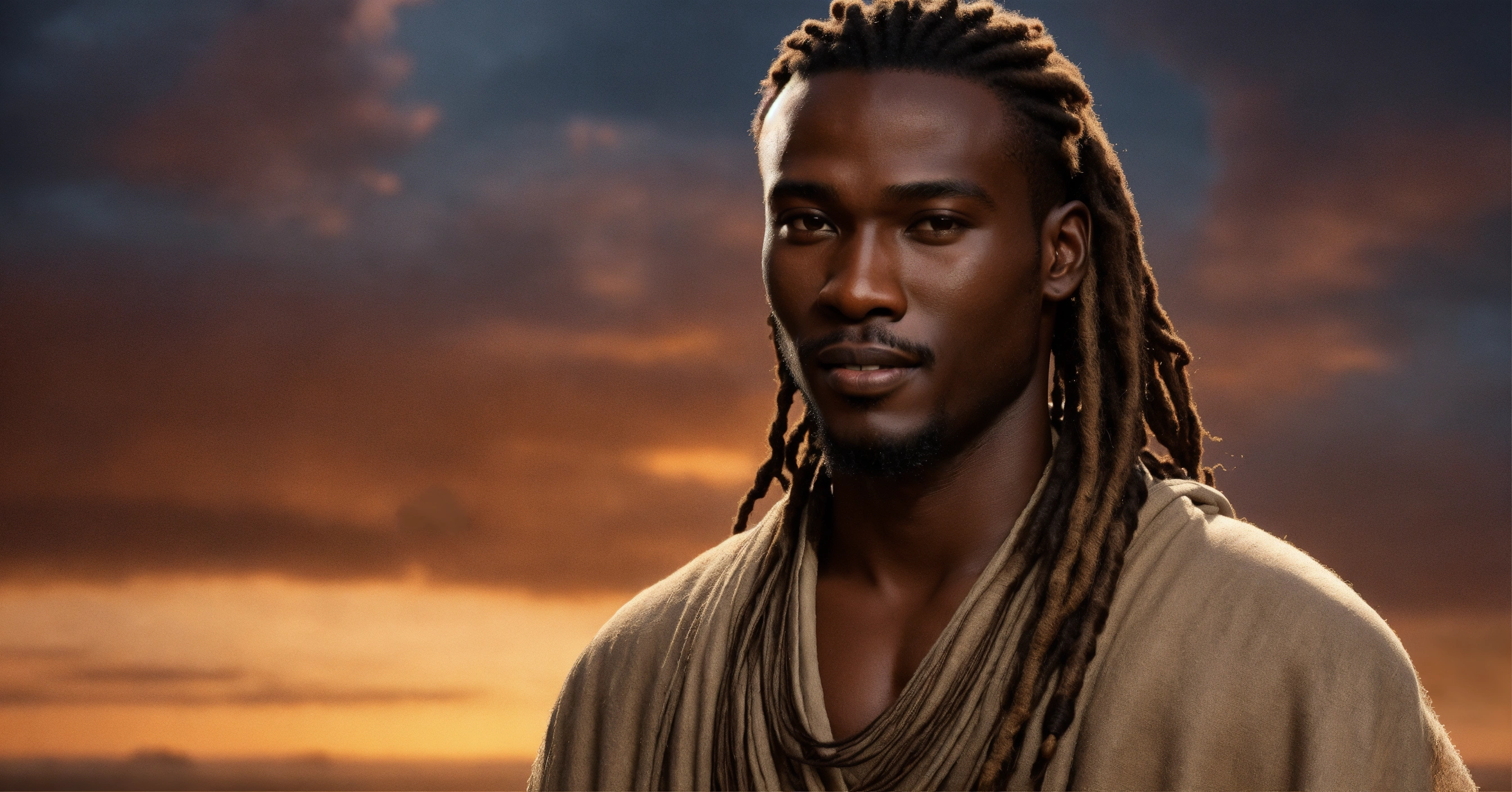 Lexica - Illustrate a view of a young handsome, strong, broad ...